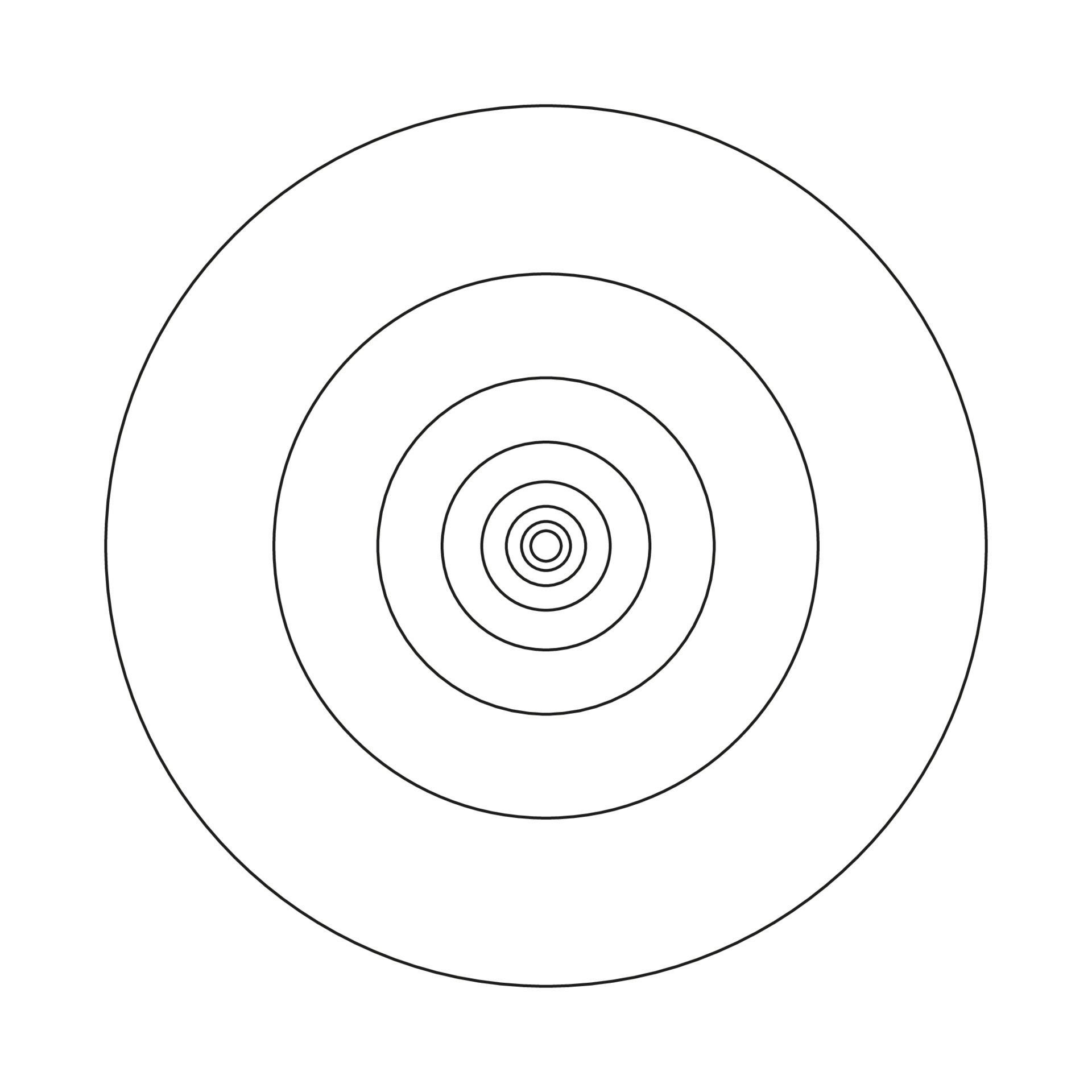 Golden ratio. Fibonacci sequence circles. Modern Logo. Circles in ...
