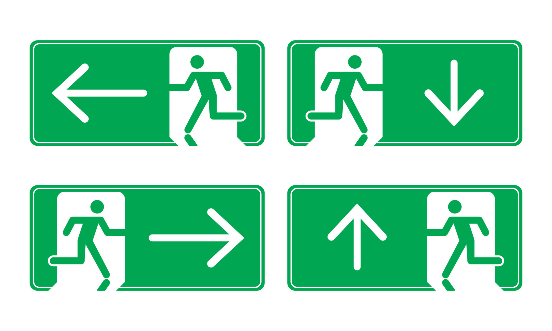 Green exit emergency sign. Vector illustration 17069088 Vector Art at ... Green exit emergency sign. Vector illustration 17069088 Vector Art at ...
