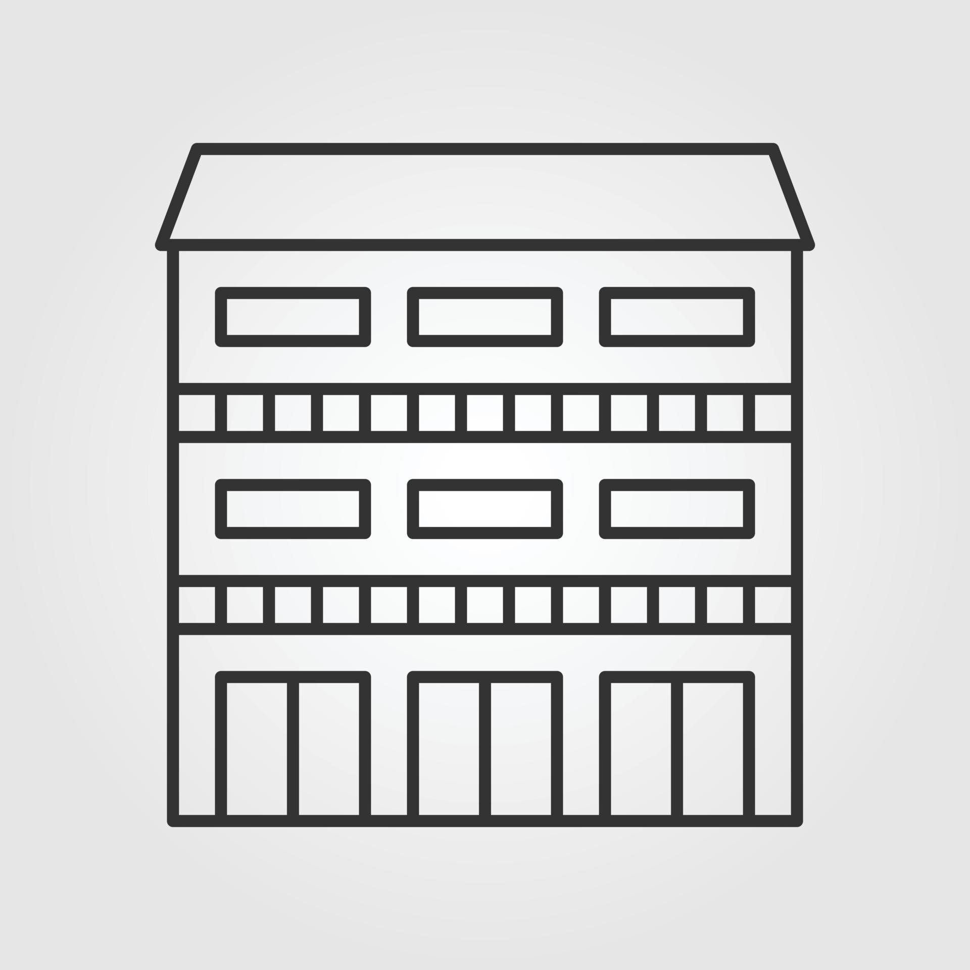 Home building vector outline icon style illustration. 17072446 Vector ... Home building vector outline icon style illustration. 17072446 Vector ...