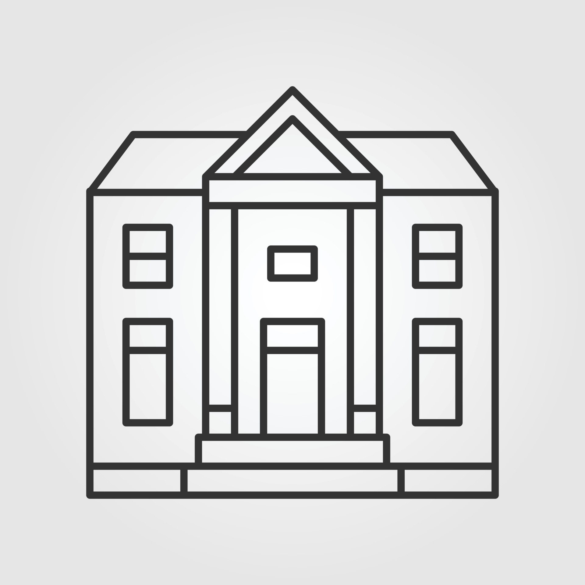 Home building vector outline icon style illustration. 17072449 Vector ... Home building vector outline icon style illustration. 17072449 Vector ...