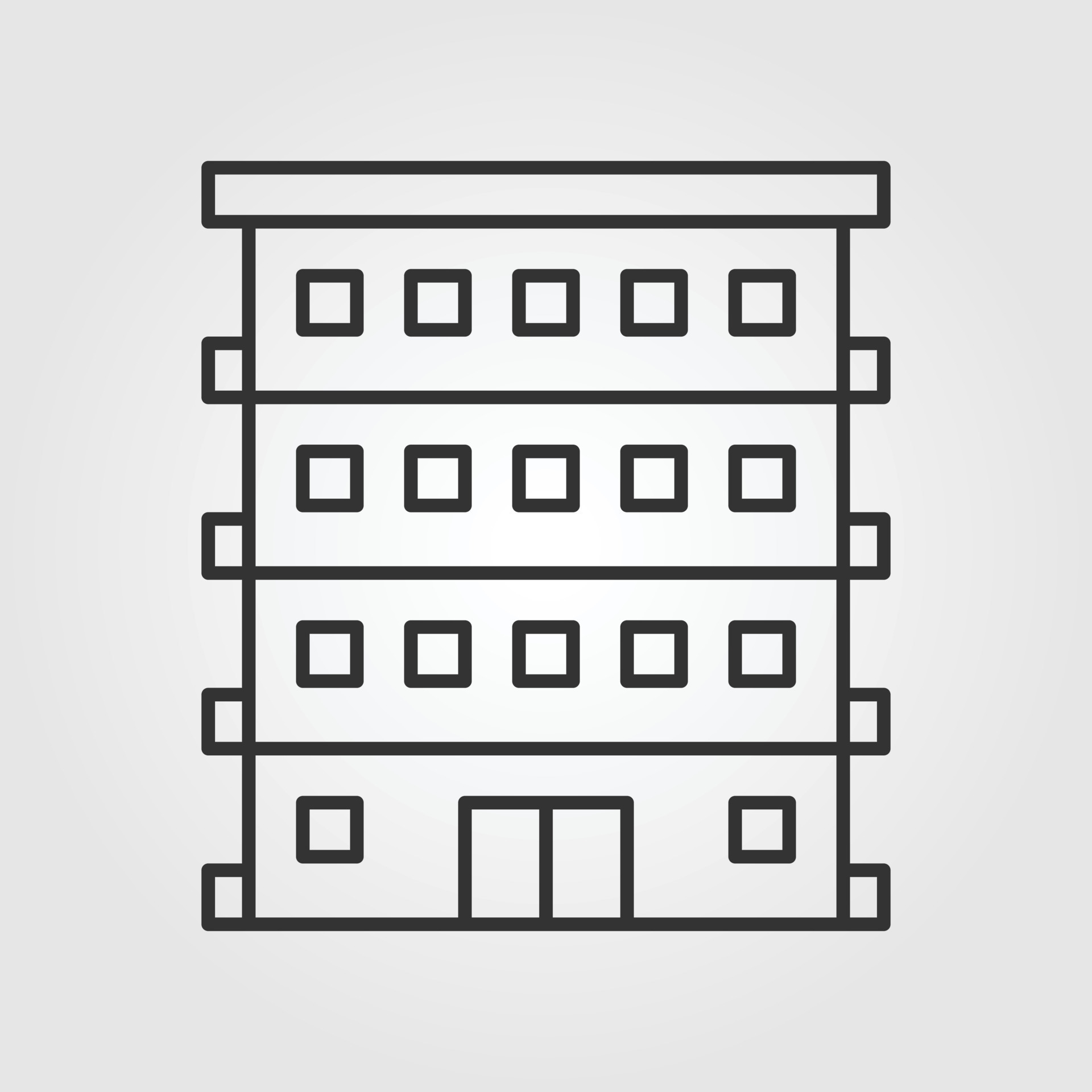 Home building vector outline icon style illustration. 17072460 Vector ... Home building vector outline icon style illustration. 17072460 Vector ...