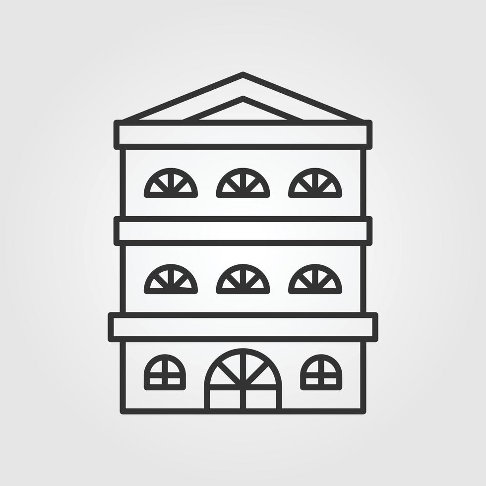 Home building vector outline icon style illustration. 17072470 Vector ... Home building vector outline icon style illustration. 17072470 Vector ...