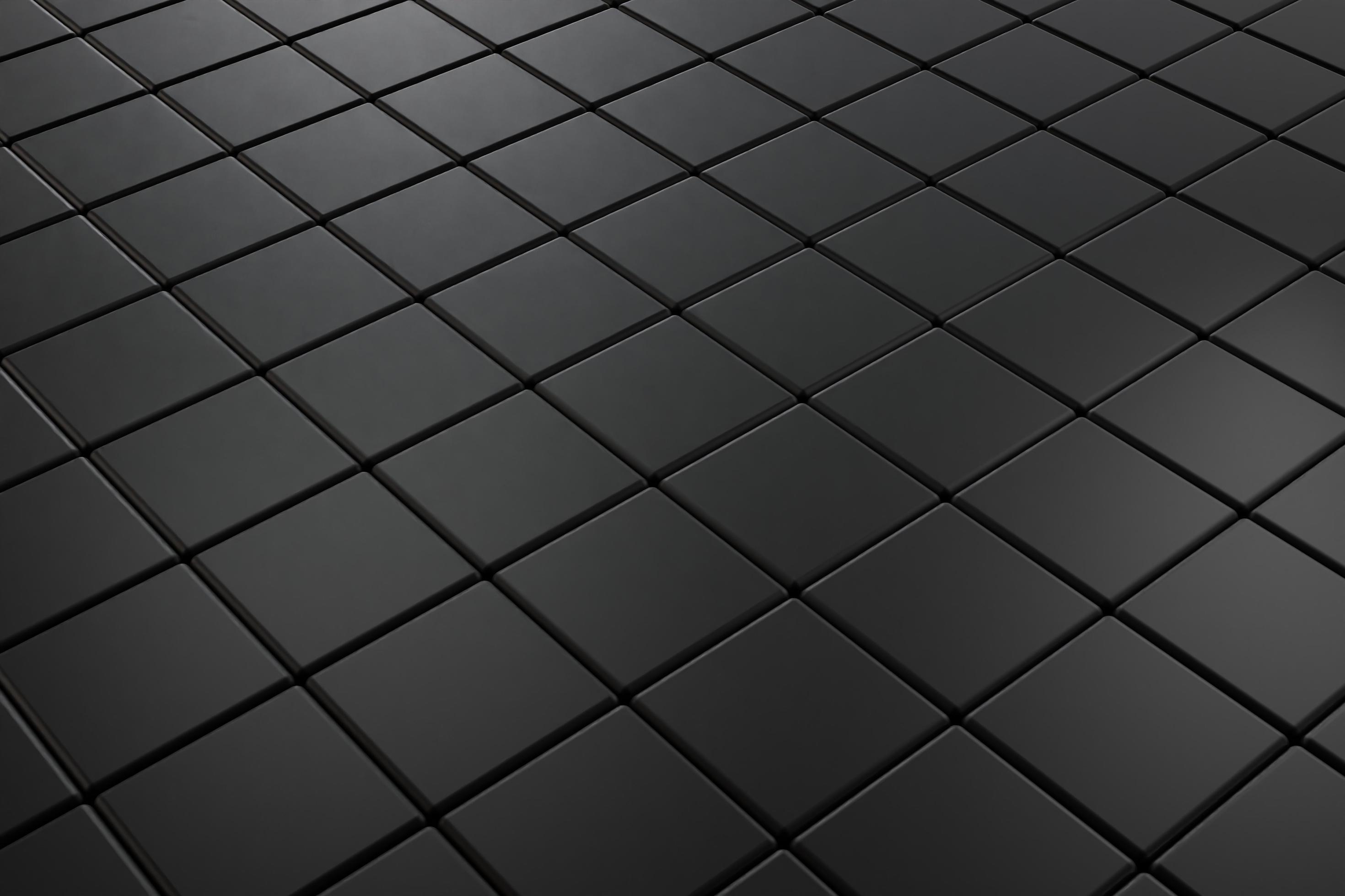 cuadrado negro rayado baldosas suelo vista en perspectiva brillante abstracto fondo industrial ...