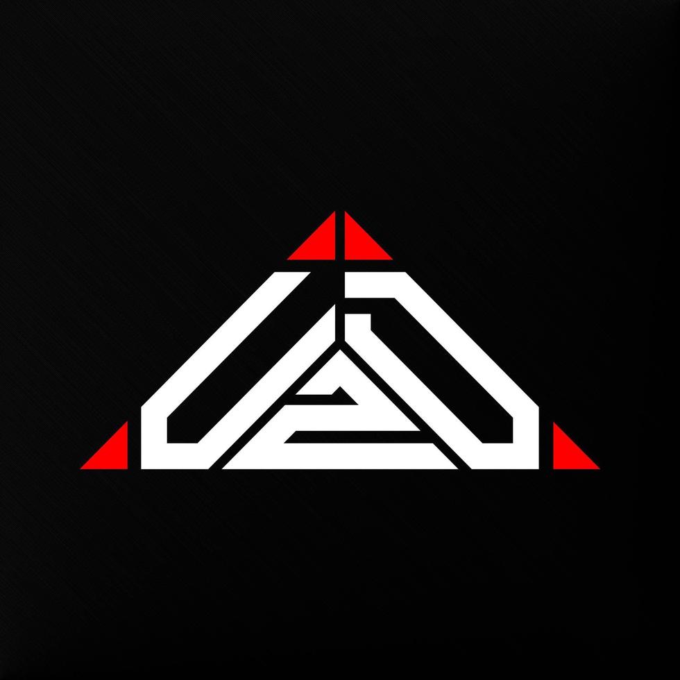 Diseño creativo del logotipo de la letra uzd con gráfico vectorial, logotipo simple y moderno de ...