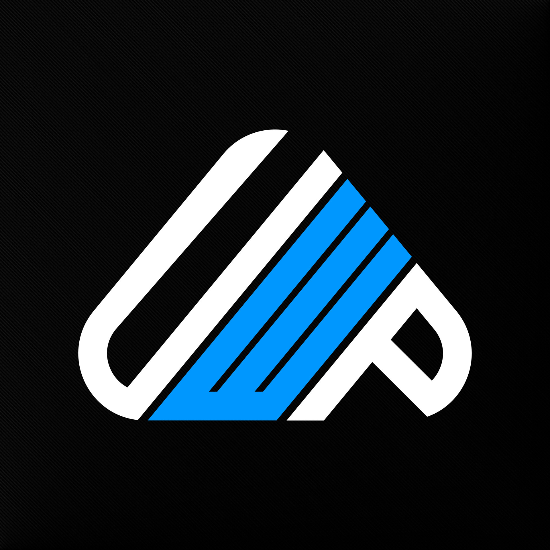 Diseño creativo del logotipo de la letra uwp con gráfico vectorial, logotipo simple y moderno de ...