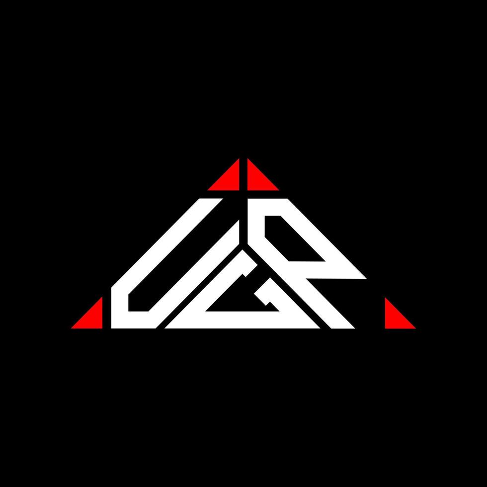 diseño creativo del logotipo de letra ugp con gráfico vectorial, logotipo simple y moderno de ...