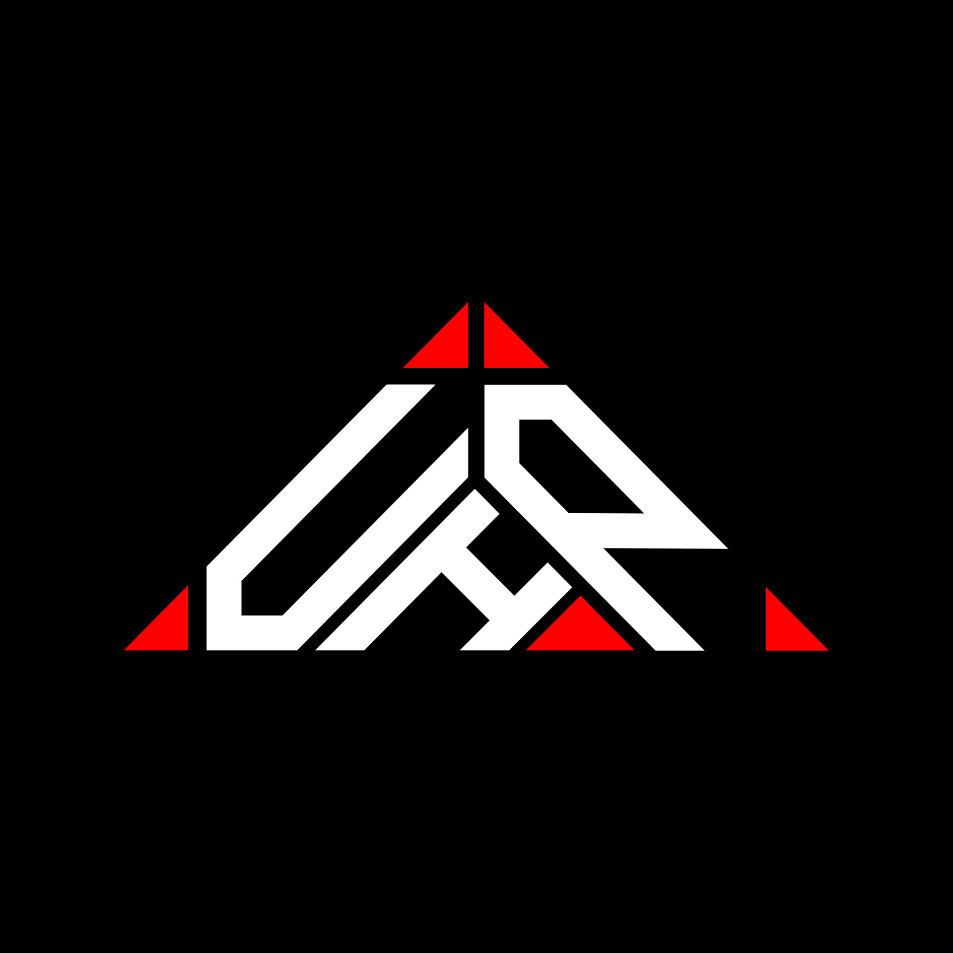 diseño creativo del logotipo de la letra uhp con gráfico vectorial, logotipo simple y moderno de ...