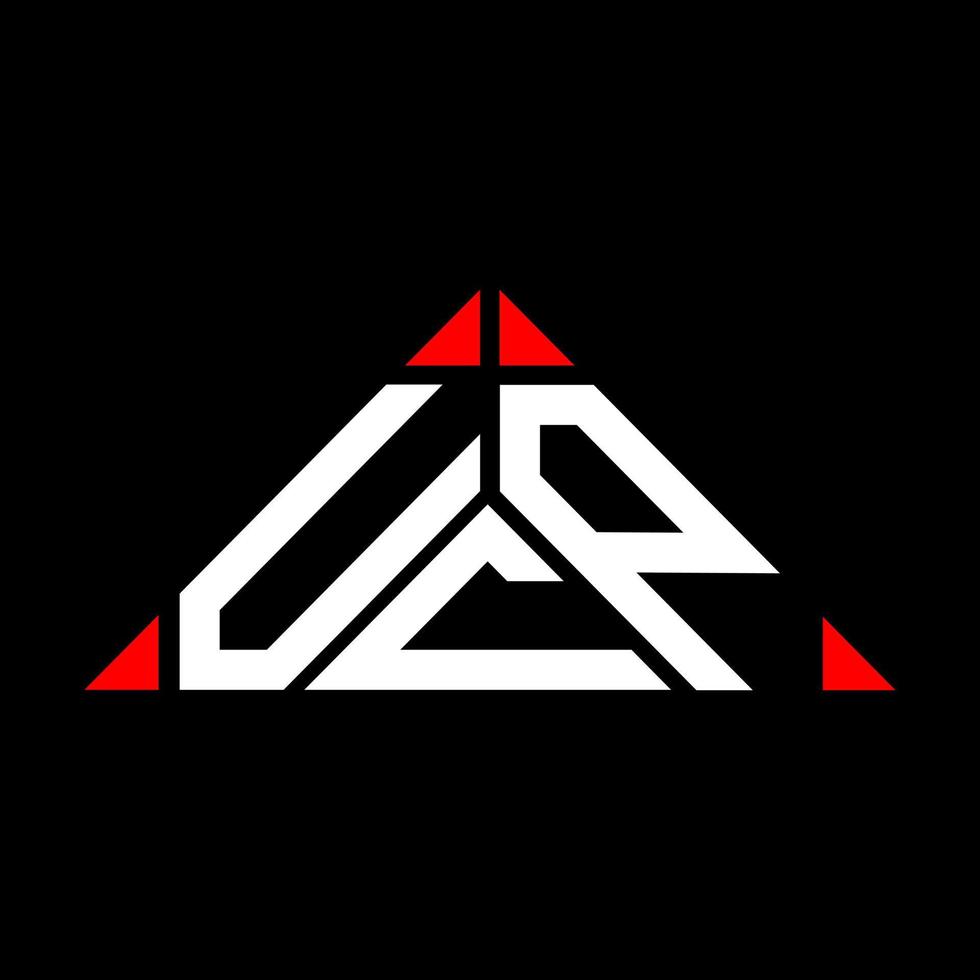 diseño creativo del logotipo de la letra ucp con gráfico vectorial, logotipo simple y moderno de ...