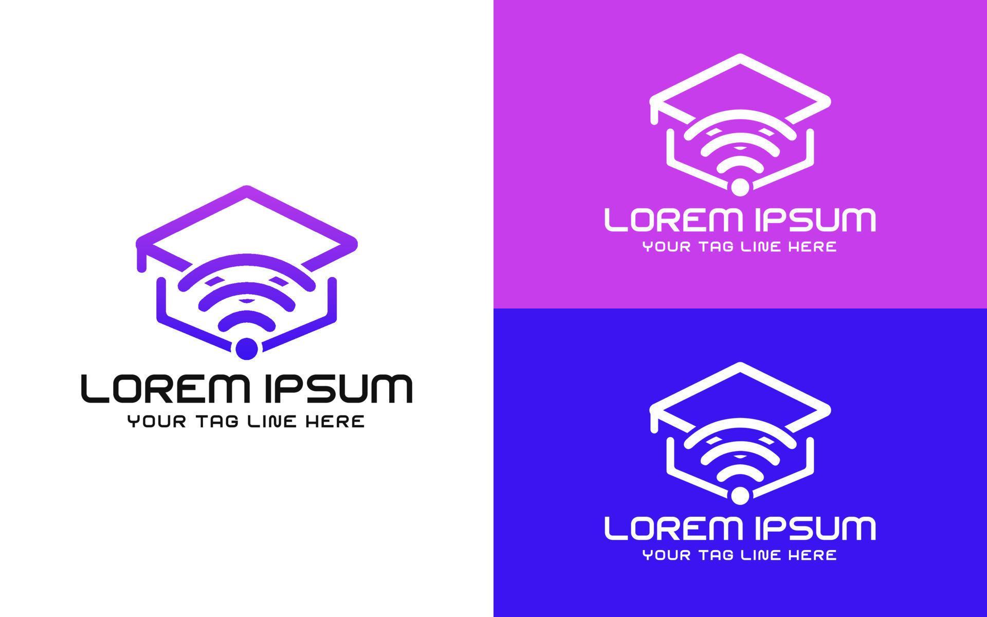 Modern Online Learning Logo Design 17080126 Vector Art at Vecteezy