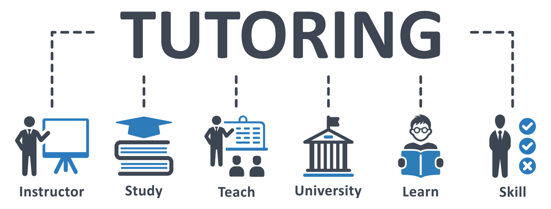 Tutoring icon - vector illustration . tutoring, instructor, teach ...