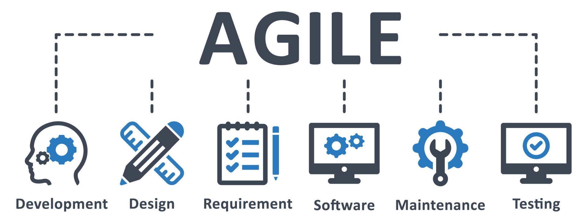 Agile Icon Vector Illustration Agile Development Design
