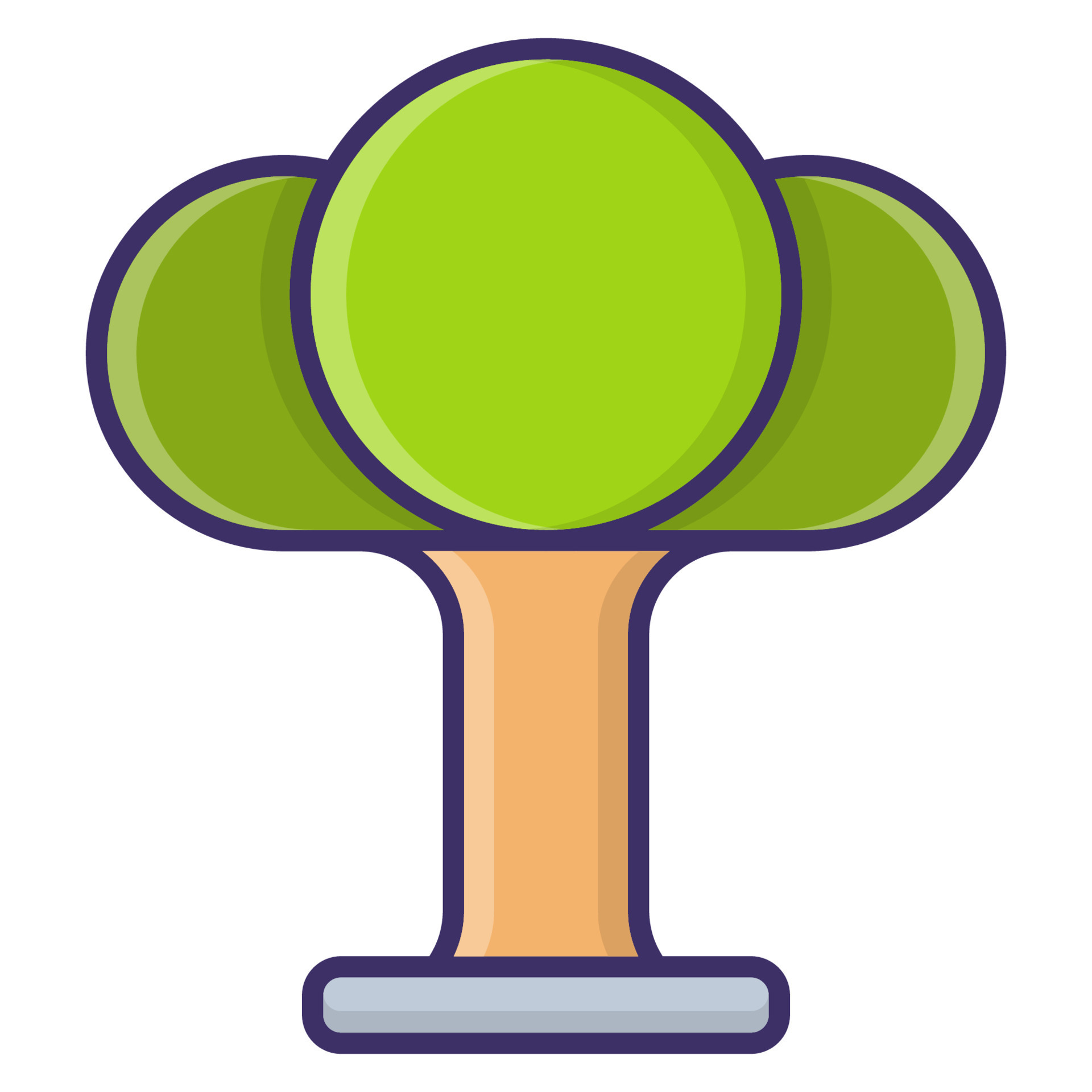 Tree icon, suitable for a wide range of digital creative projects ...