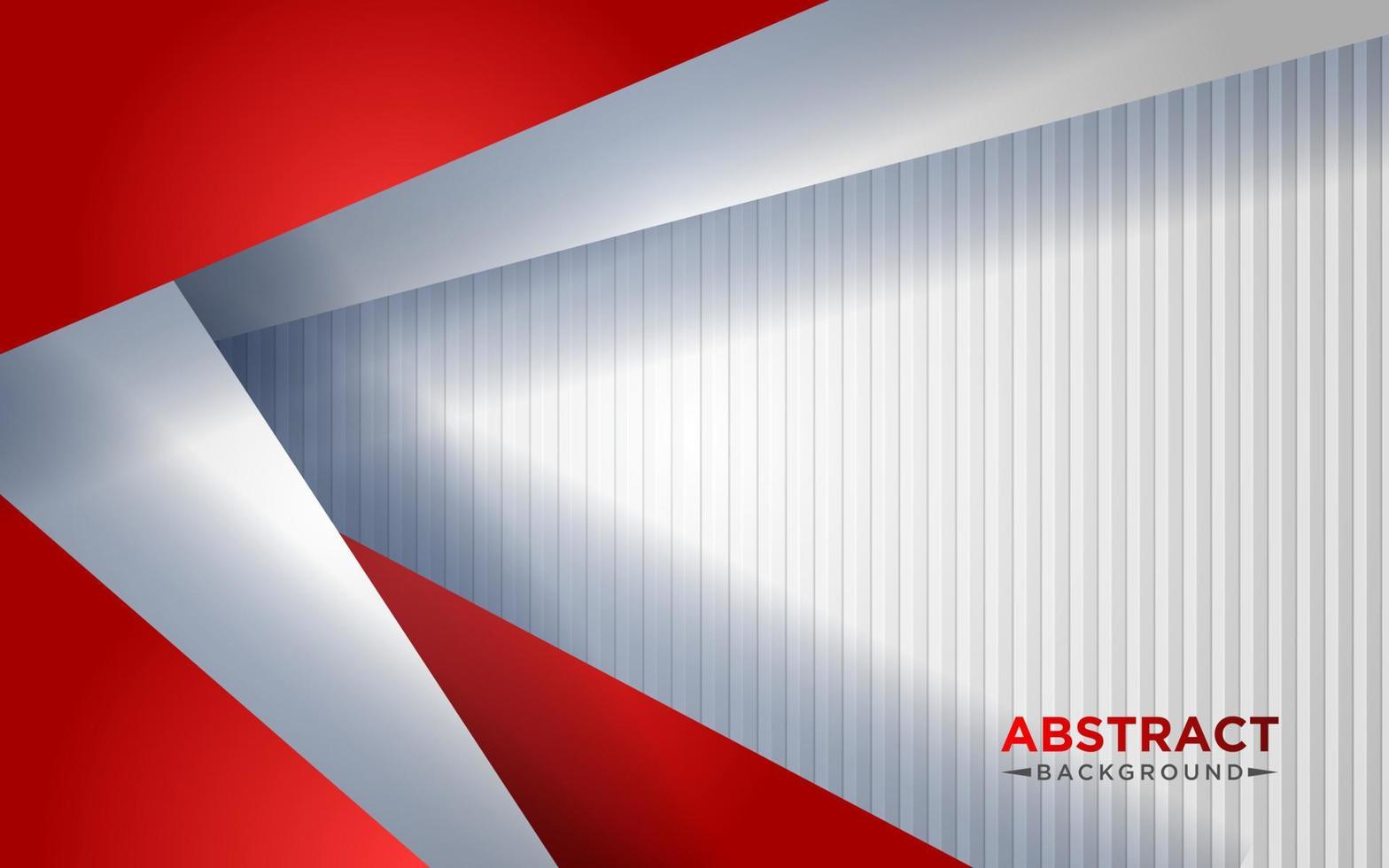 Abstract red and white triangle overlapping layers geometric background a combination. eps10 ...