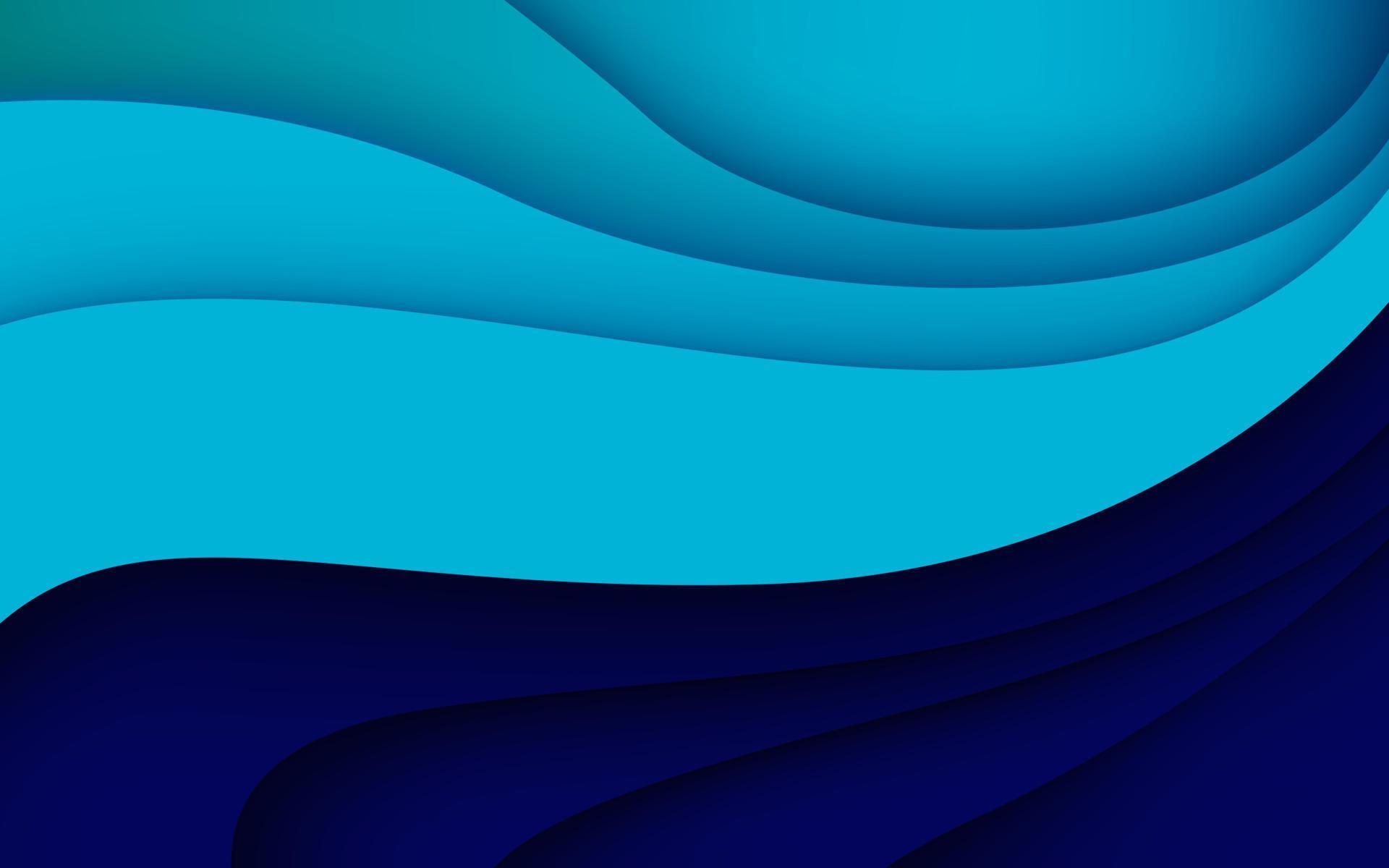 Multi Layers Blue Color Texture 3d Papercut Layers In Gradient Vector