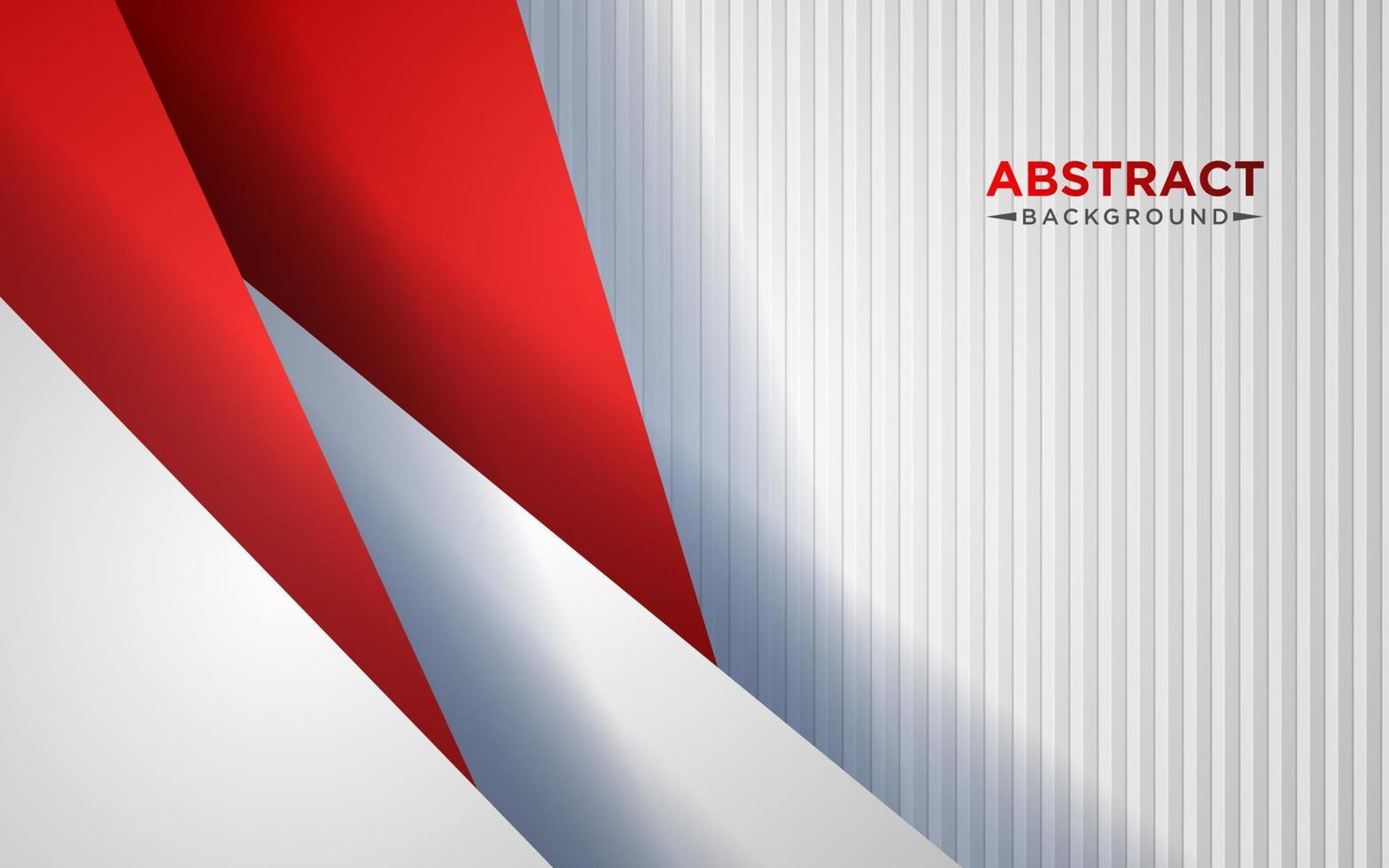 Abstract Red And White Triangle Overlapping Layers Geometric Background A Combination Eps10