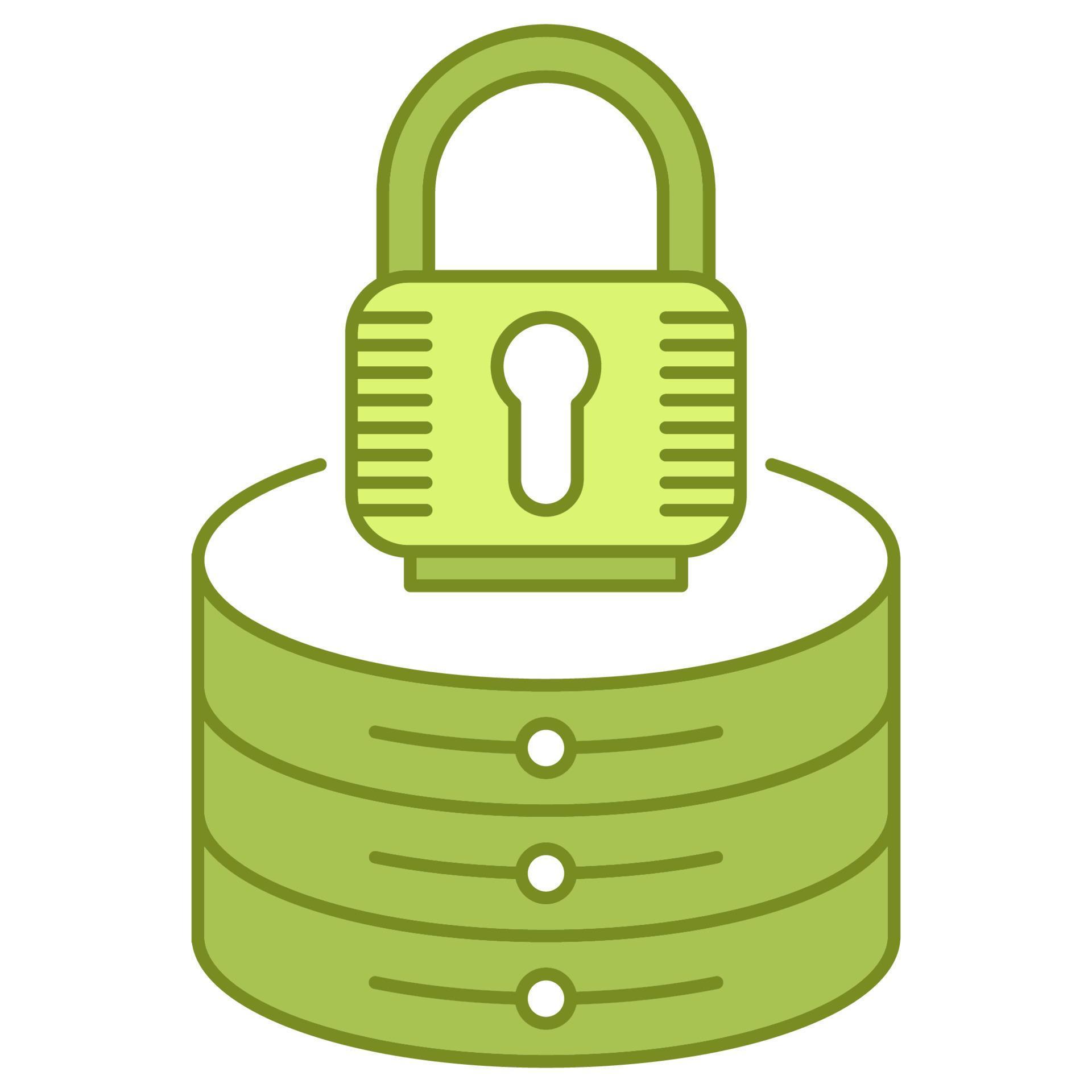 server lock icon, suitable for a wide range of digital creative ...