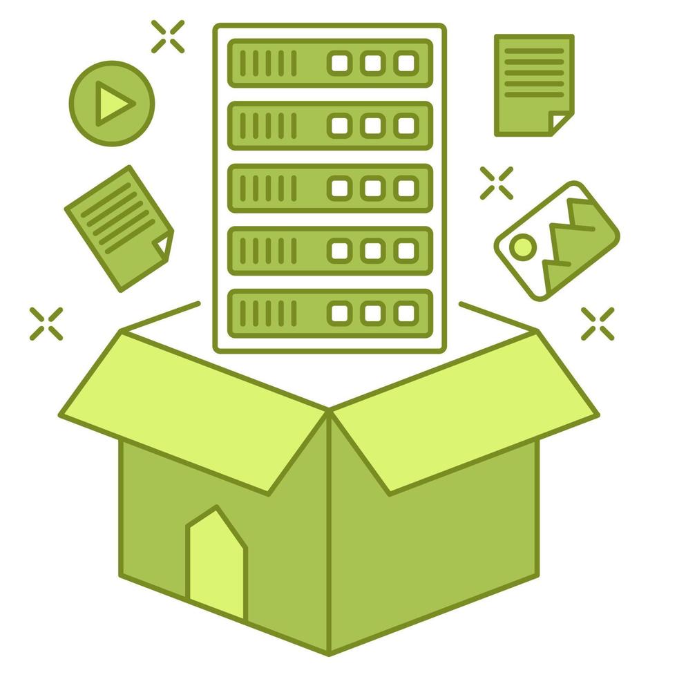 data storage icon, suitable for a wide range of digital creative ...