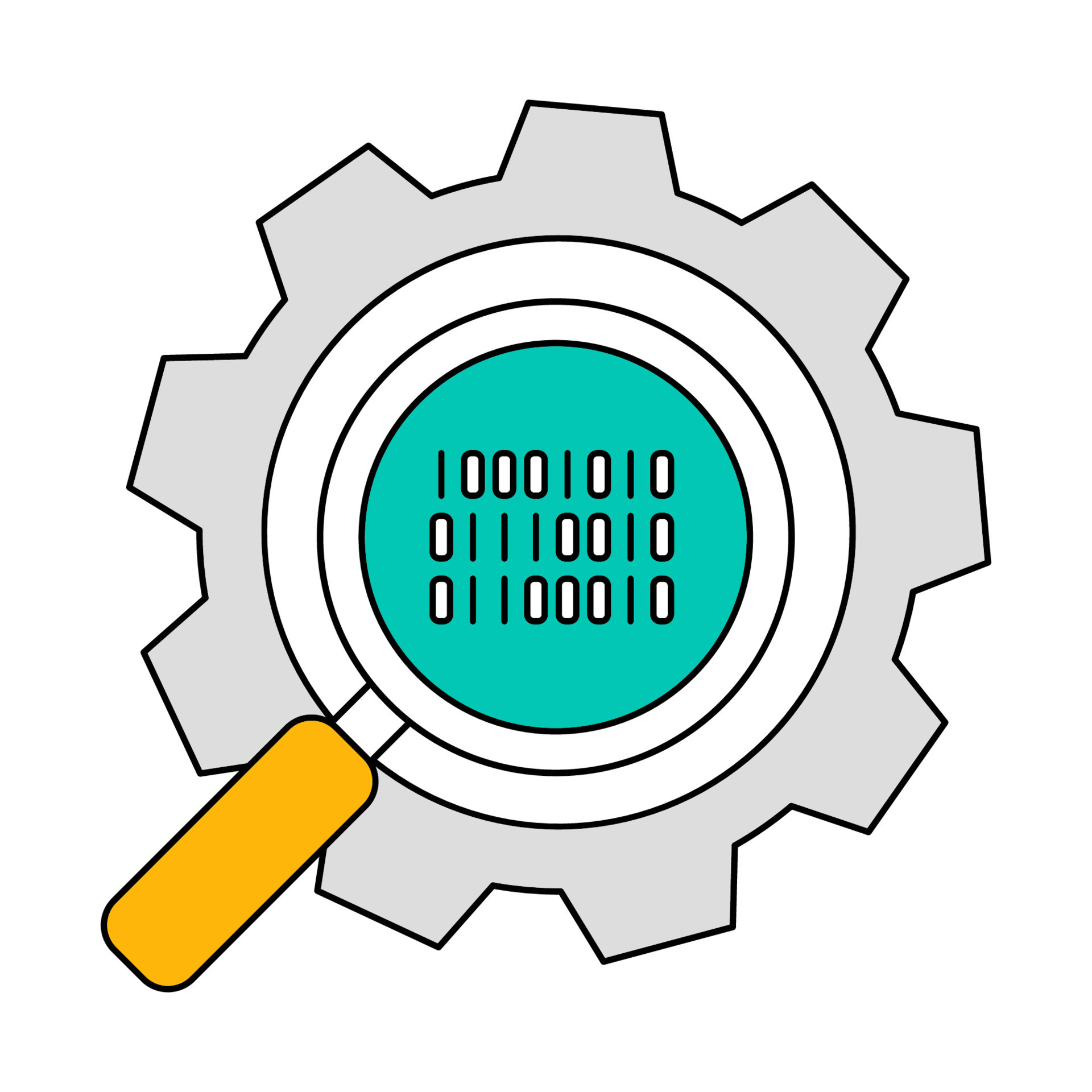 search optimization icon, suitable for a wide range of digital creative ...