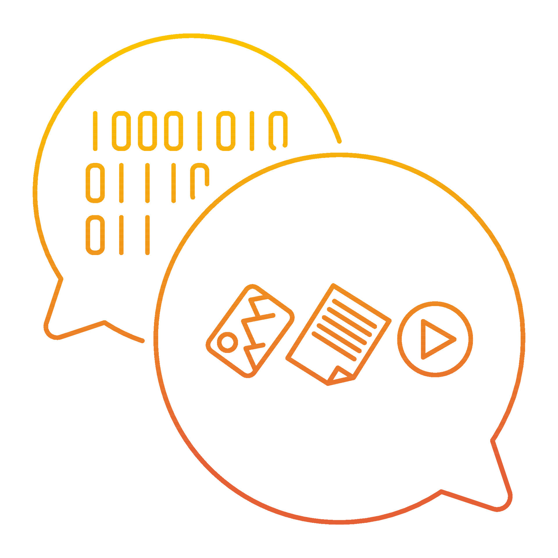 Safe Communication Icon Suitable For A Wide Range Of Digital Creative