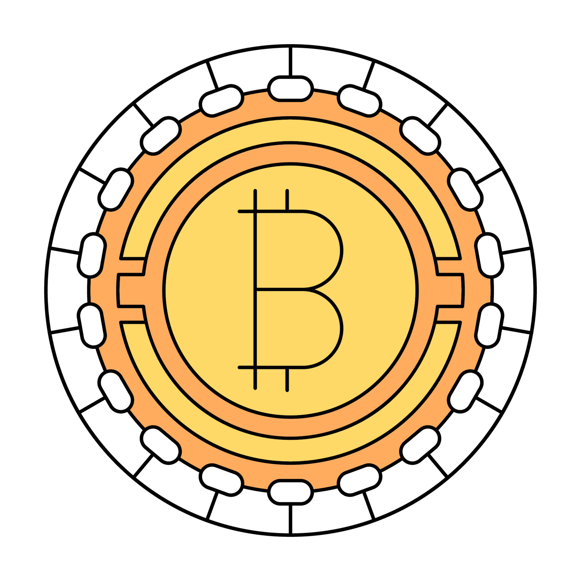 Bitcoin Icon Suitable For A Wide Range Of Digital Creative Projects 17099572 Vector Art At
