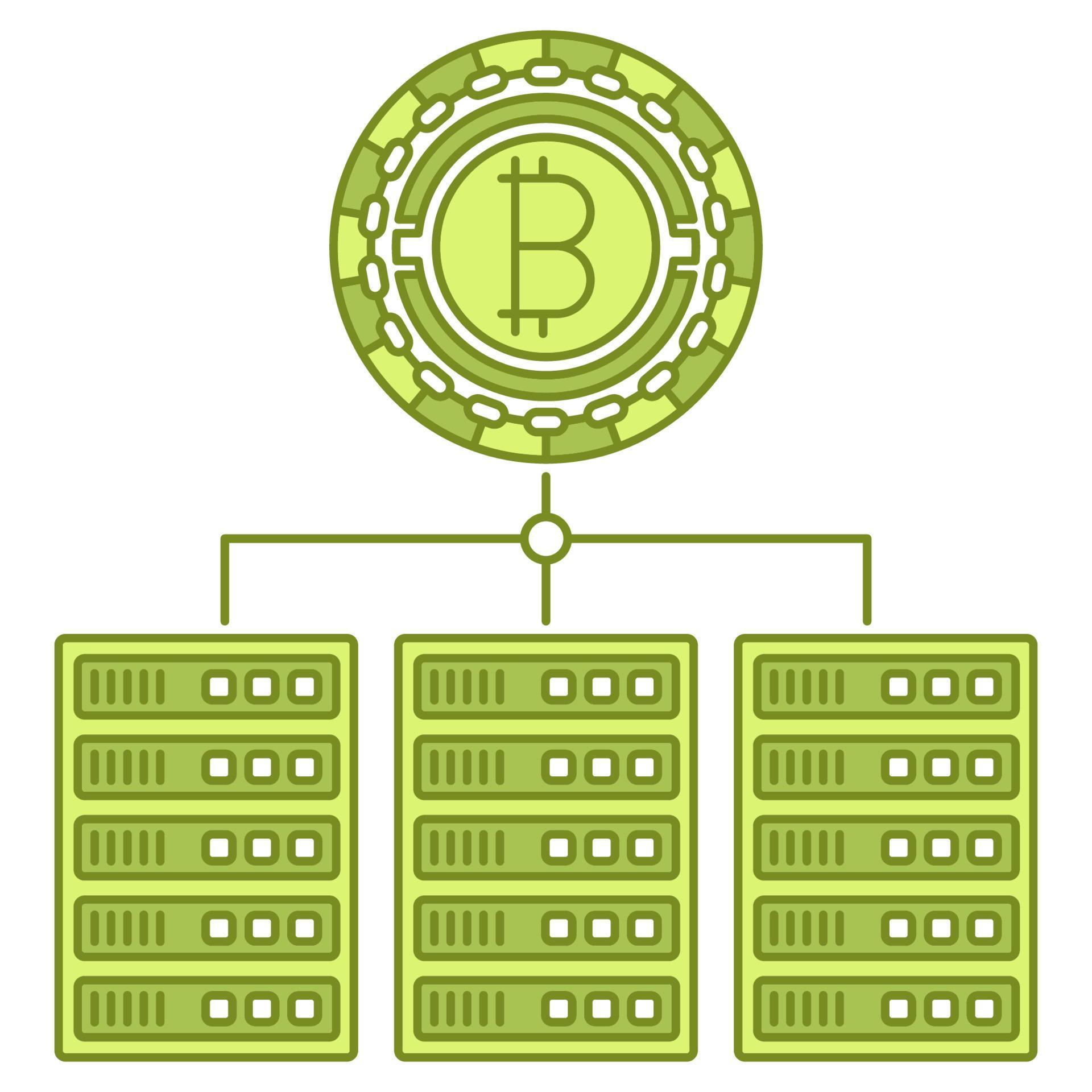 blockchain servers icon, suitable for a wide range of digital creative projects. 17099717 Vector ...