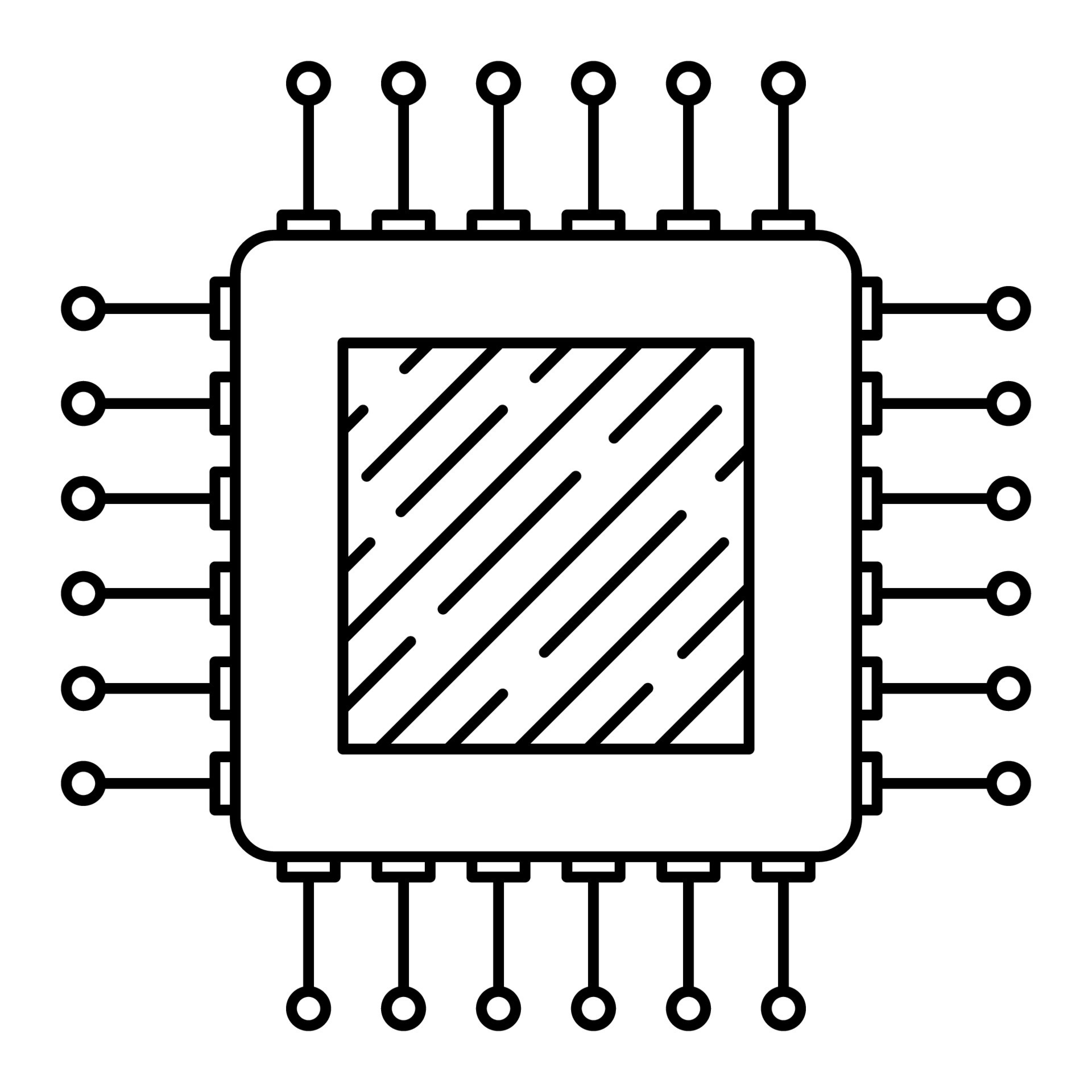 processor icon, suitable for a wide range of digital creative projects ...