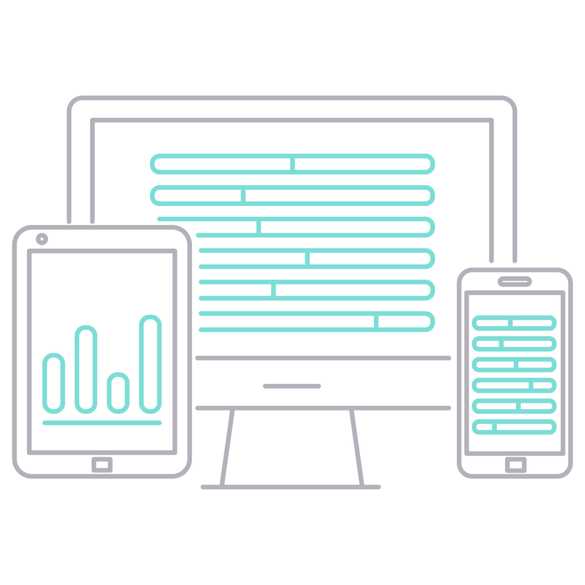 end devices icon, suitable for a wide range of digital creative ...