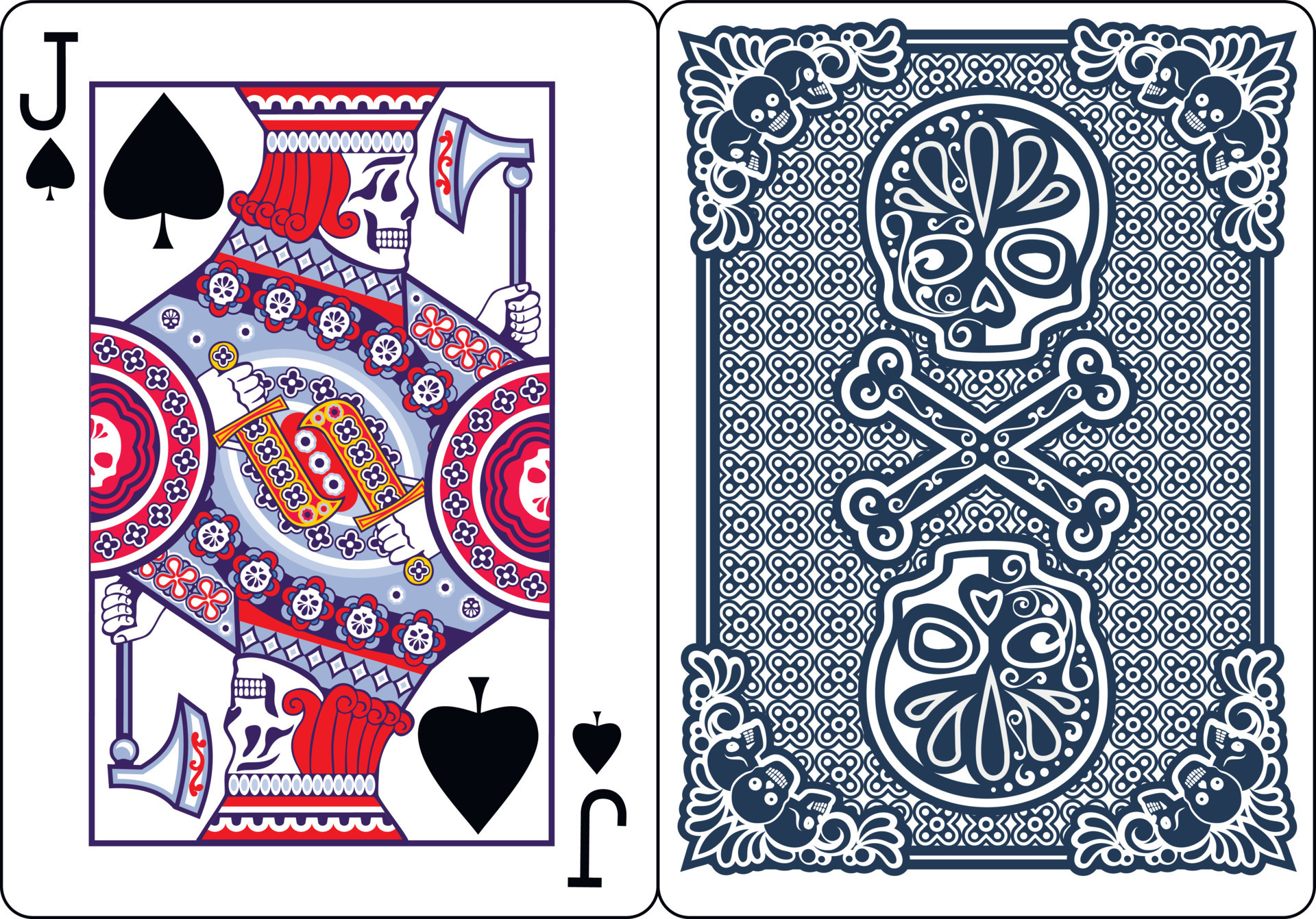 exclusive poker playing cards with skeletons, jack spades 17101305 ... exclusive poker playing cards with skeletons, jack spades 17101305 ...