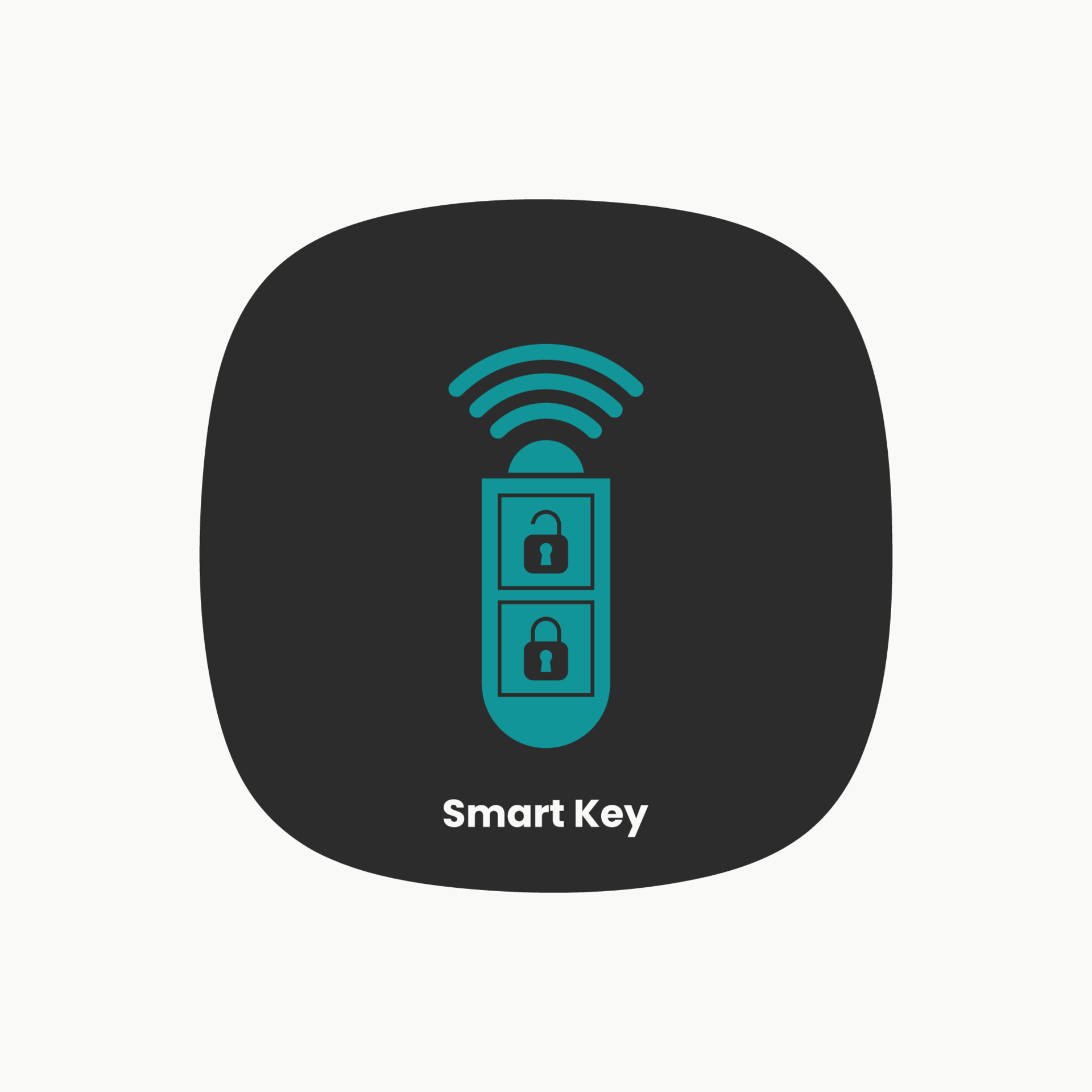 Smart key icon graphic design vector illustration 17102324 Vector Art ...