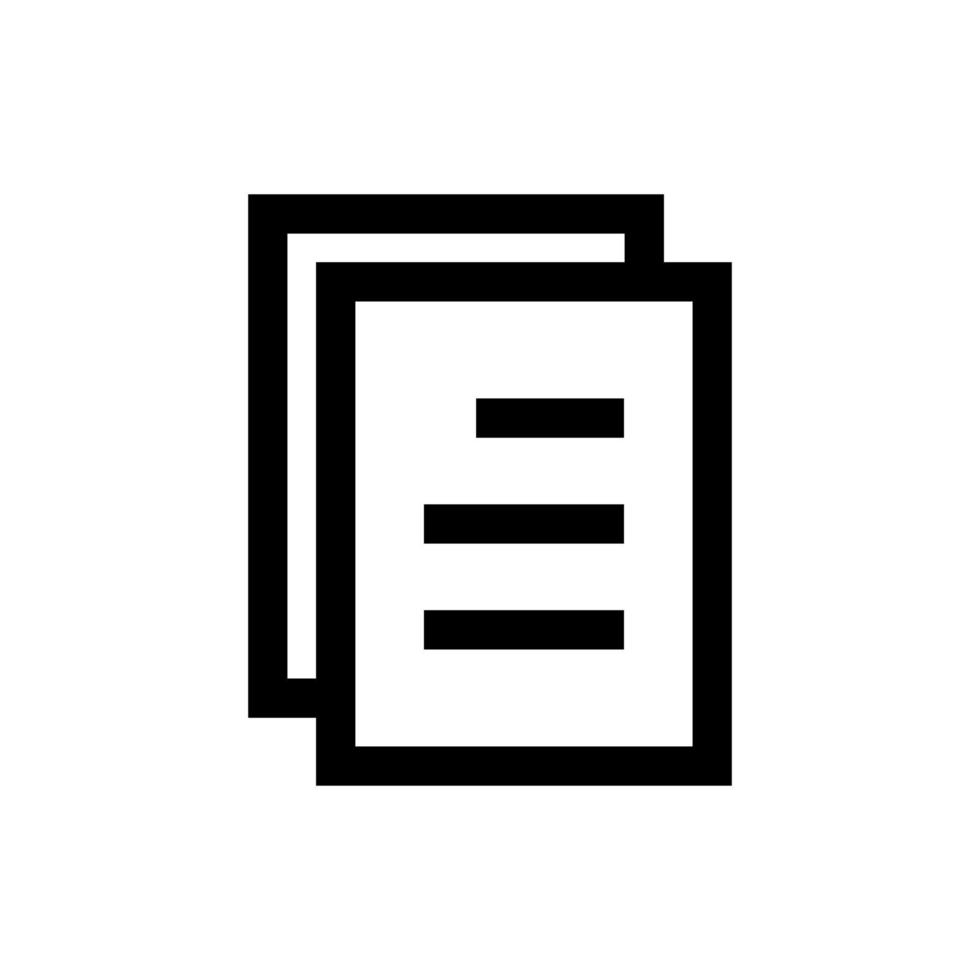 Document linear icon. Vector illustration 17103706 Vector Art at Vecteezy Document linear icon. Vector illustration 17103706 Vector Art at Vecteezy