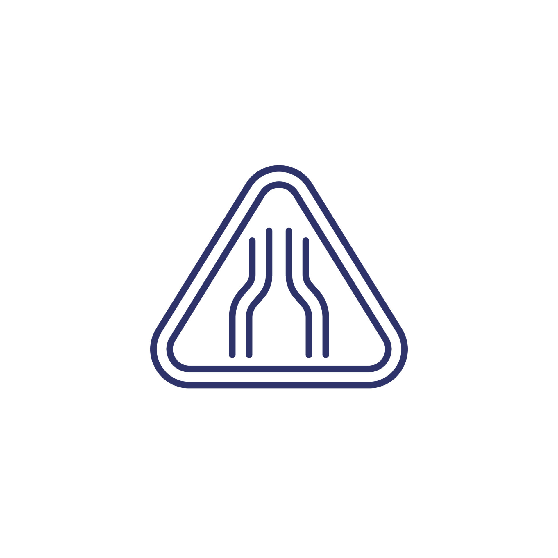 narrow road sign, vector line icon 17112413 Vector Art at Vecteezy narrow road sign, vector line icon 17112413 Vector Art at Vecteezy