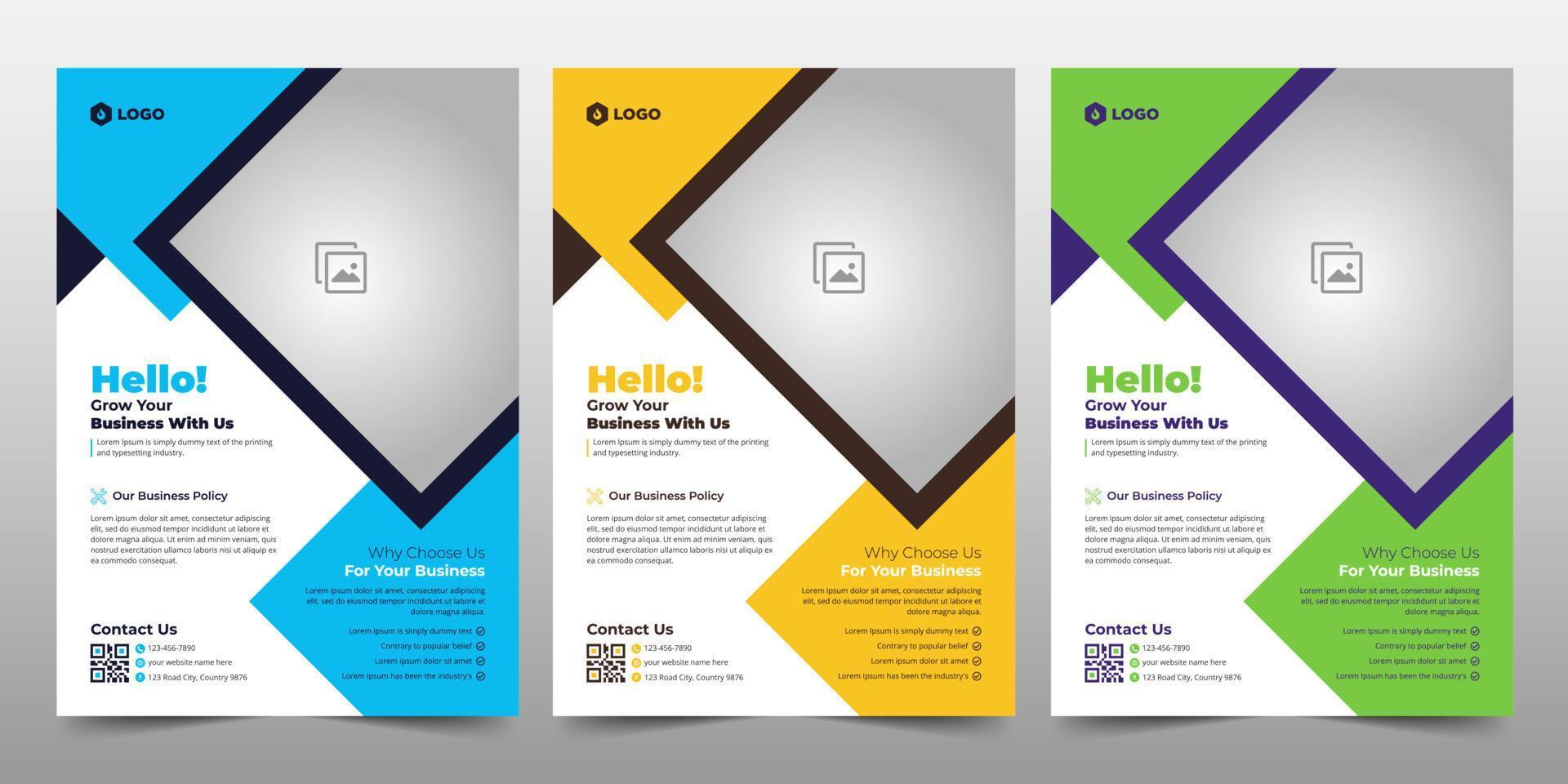 Creative Corporate Business Flyer Brochure Template Design, abstract ... Creative Corporate Business Flyer Brochure Template Design, abstract ...