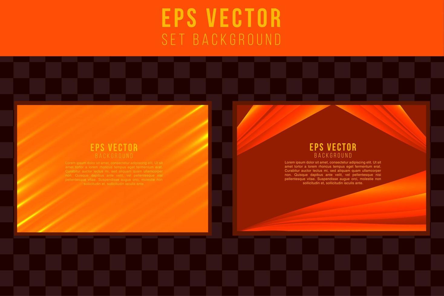 Abstract Modern Orange Gradient Overlap Background With Copy Space For