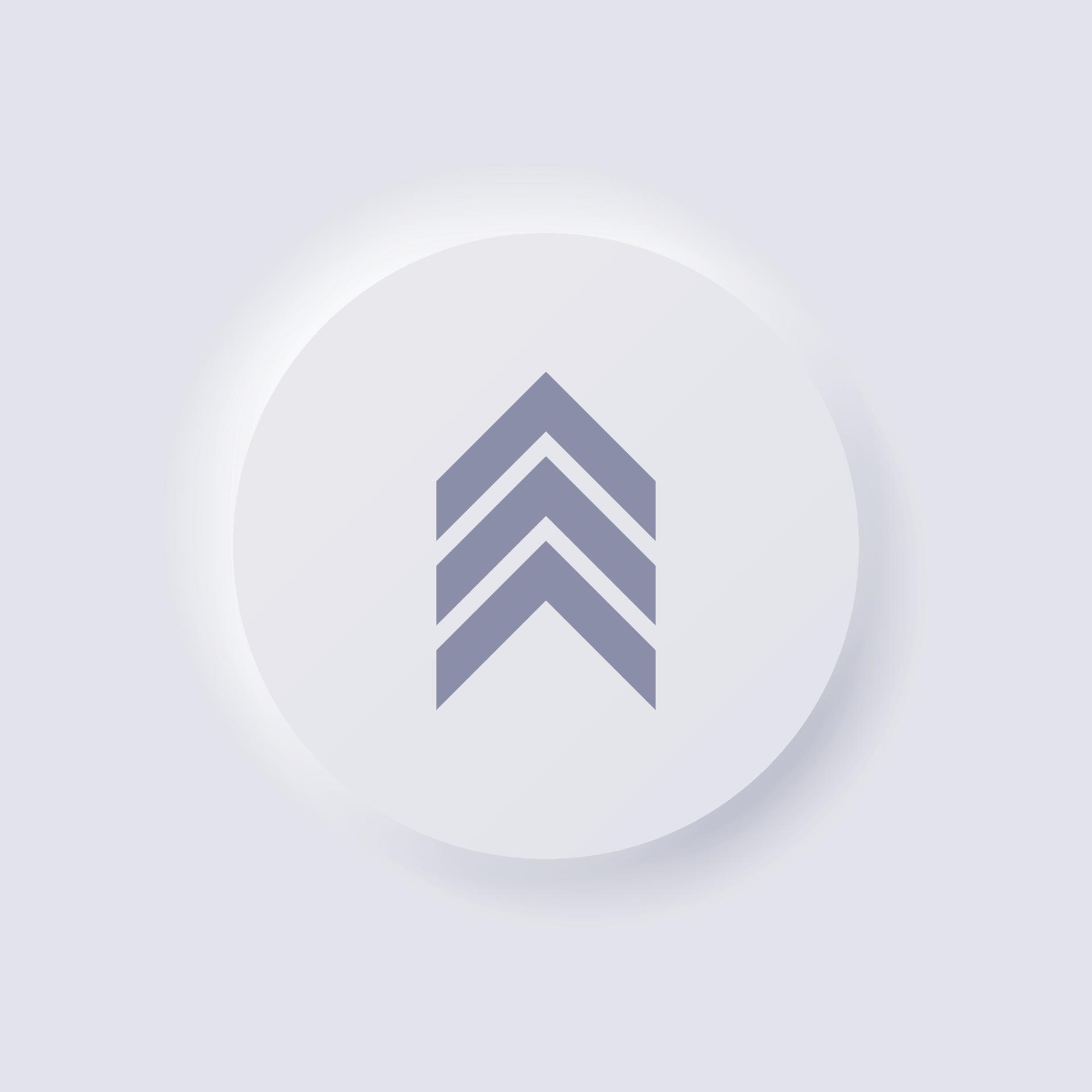 Arrow Icon White Neumorphism Soft Ui Design For Web Design Application Ui And More Button