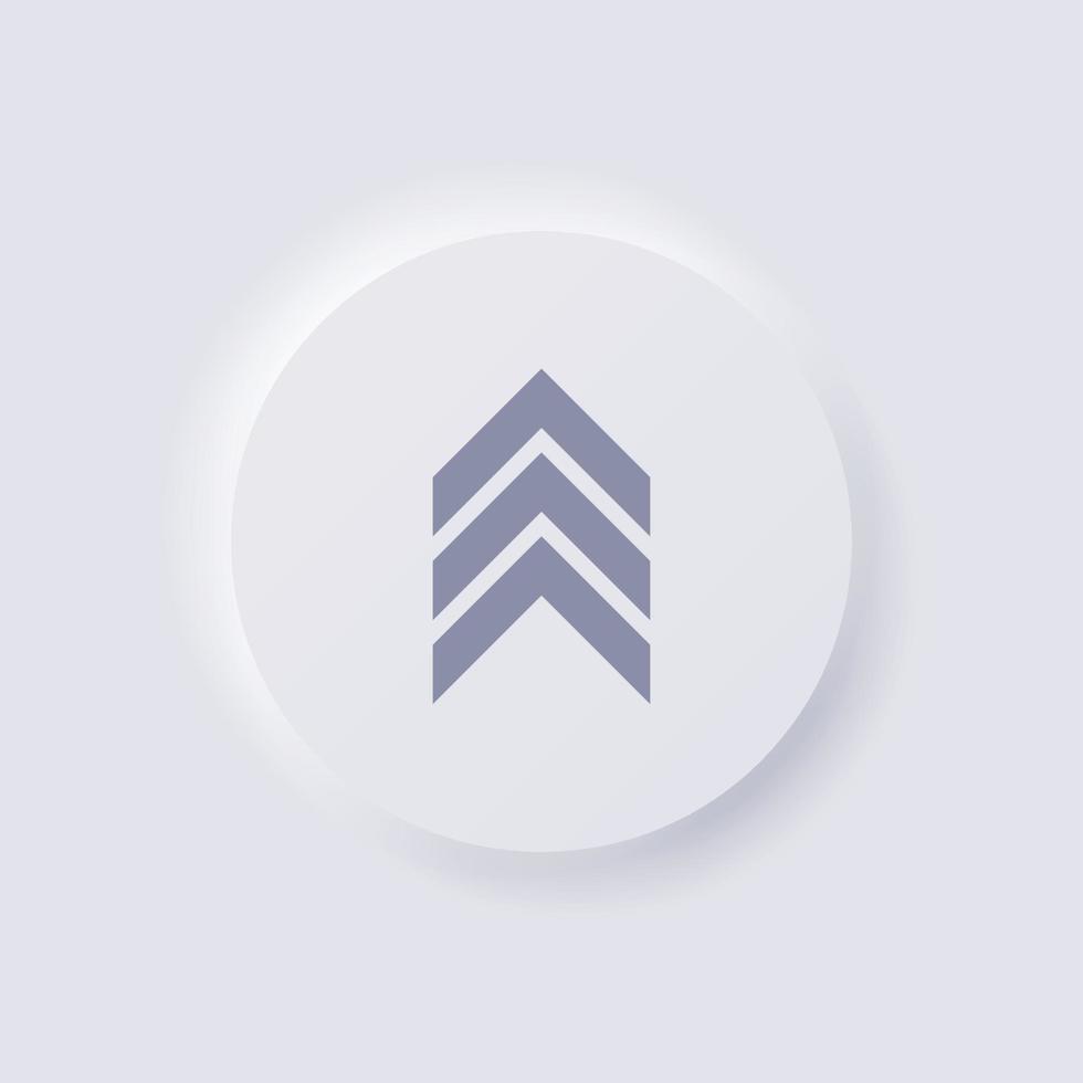 Arrow Icon White Neumorphism Soft Ui Design For Web Design Application Ui And More Button
