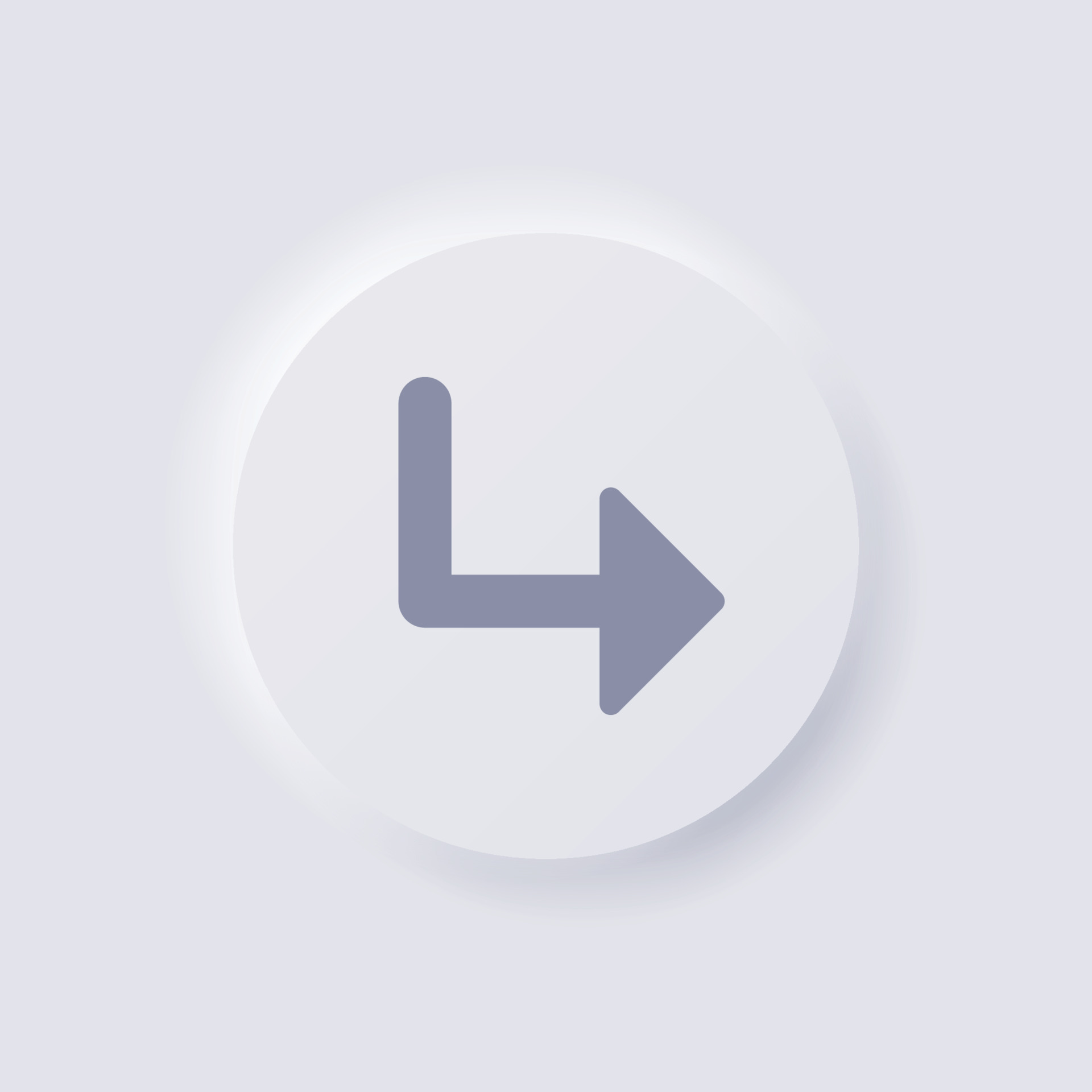 Arrow Icon White Neumorphism Soft Ui Design For Web Design Application Ui And More Button