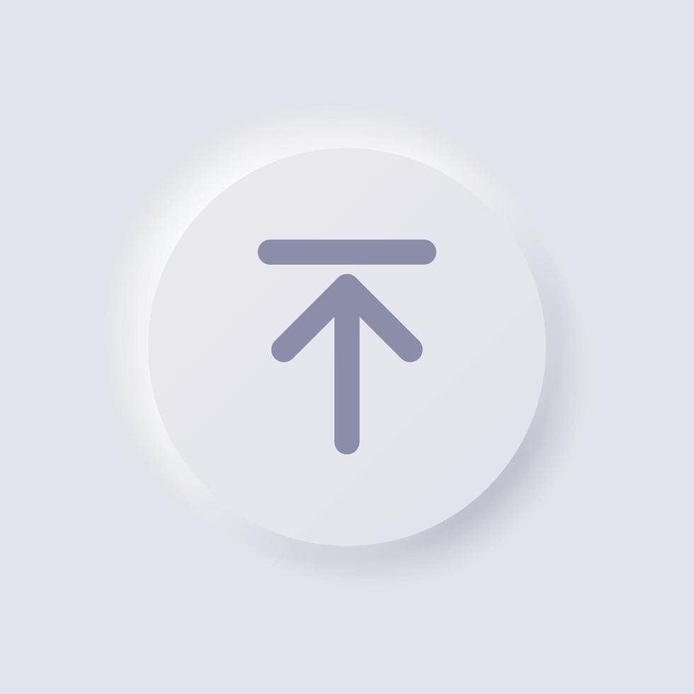 Upload button icon, White Neumorphism soft UI Design for Web design ... Upload button icon, White Neumorphism soft UI Design for Web design ...