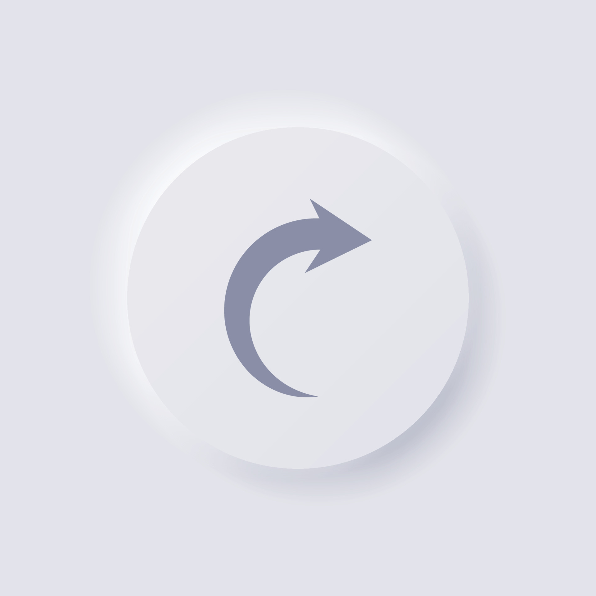 Arrow Icon White Neumorphism Soft Ui Design For Web Design Application Ui And More Button