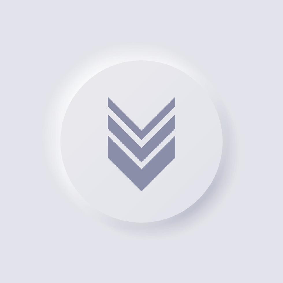Arrow Icon White Neumorphism Soft Ui Design For Web Design Application Ui And More Button