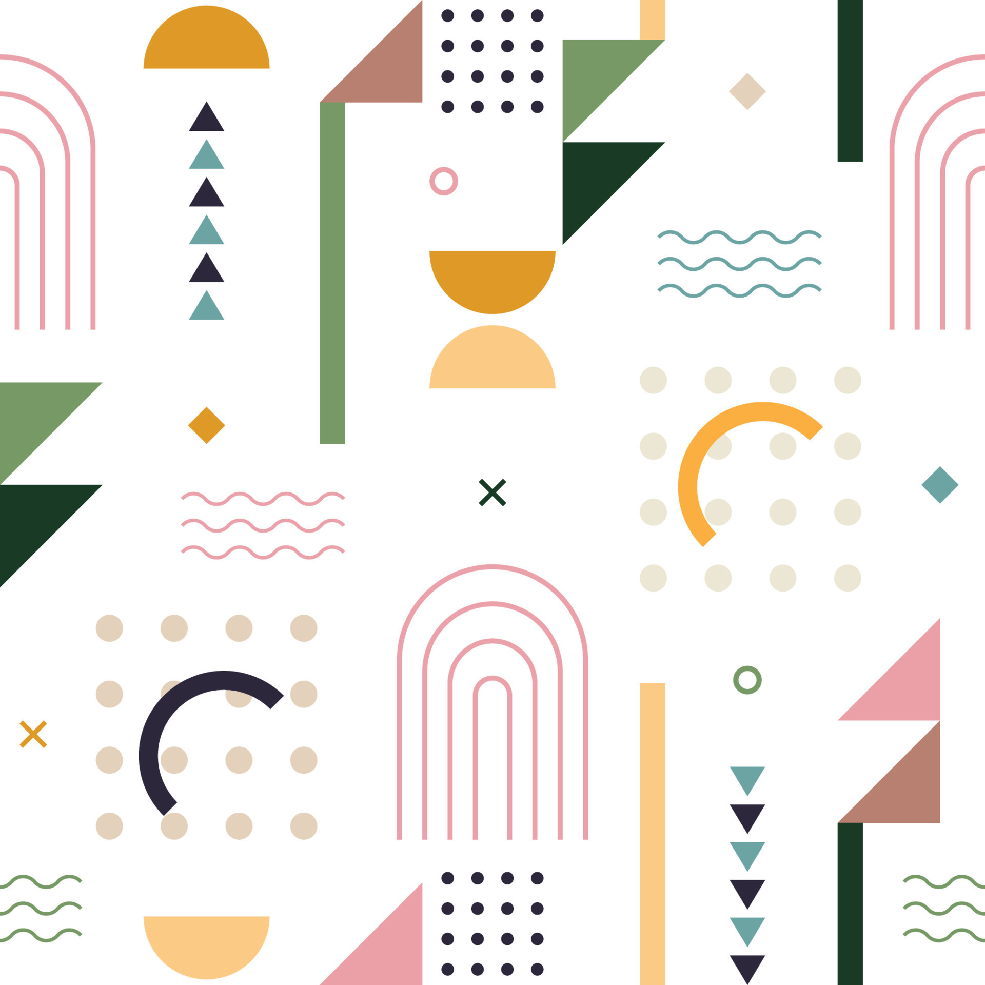 Geometric Seamless Pattern 17113682 Vector Art at Vecteezy