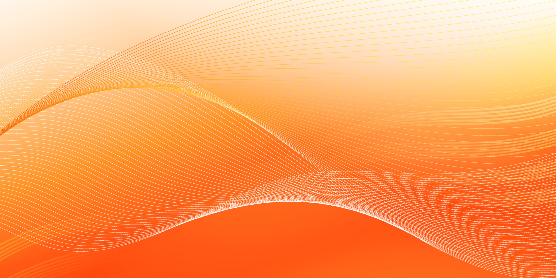 fondo geométrico abstracto de color blanco y naranja con línea ondulada ...