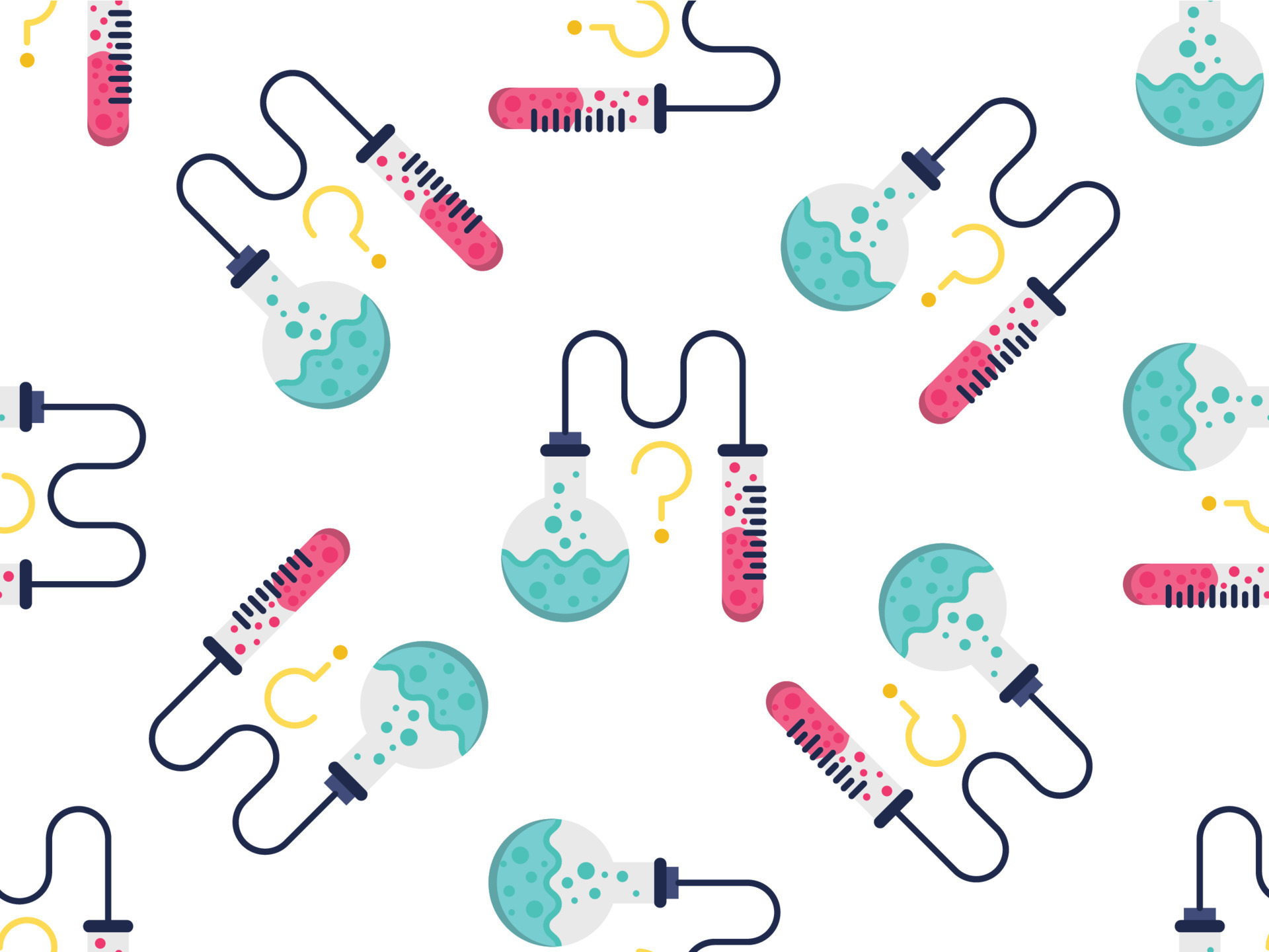 Chemistry Seamless Pattern Design Repeat Textile Design Fabric Print