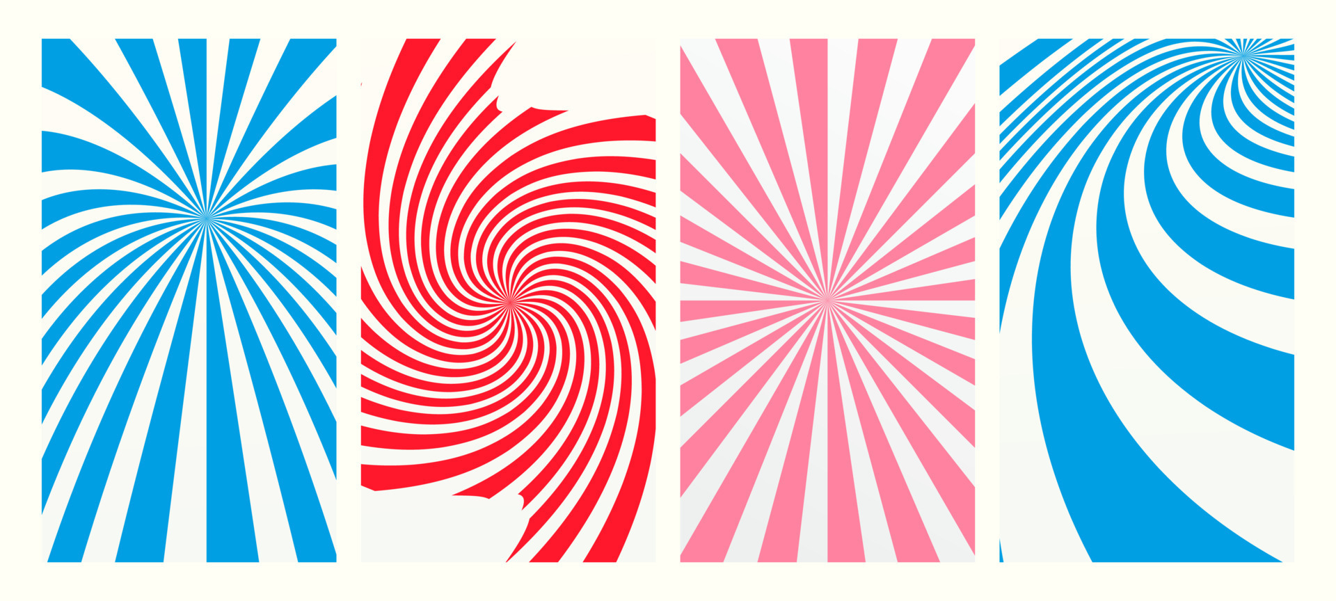 Groovy Hippie 70s Backgrounds Waves Swirl Twirl Pattern Twisted And