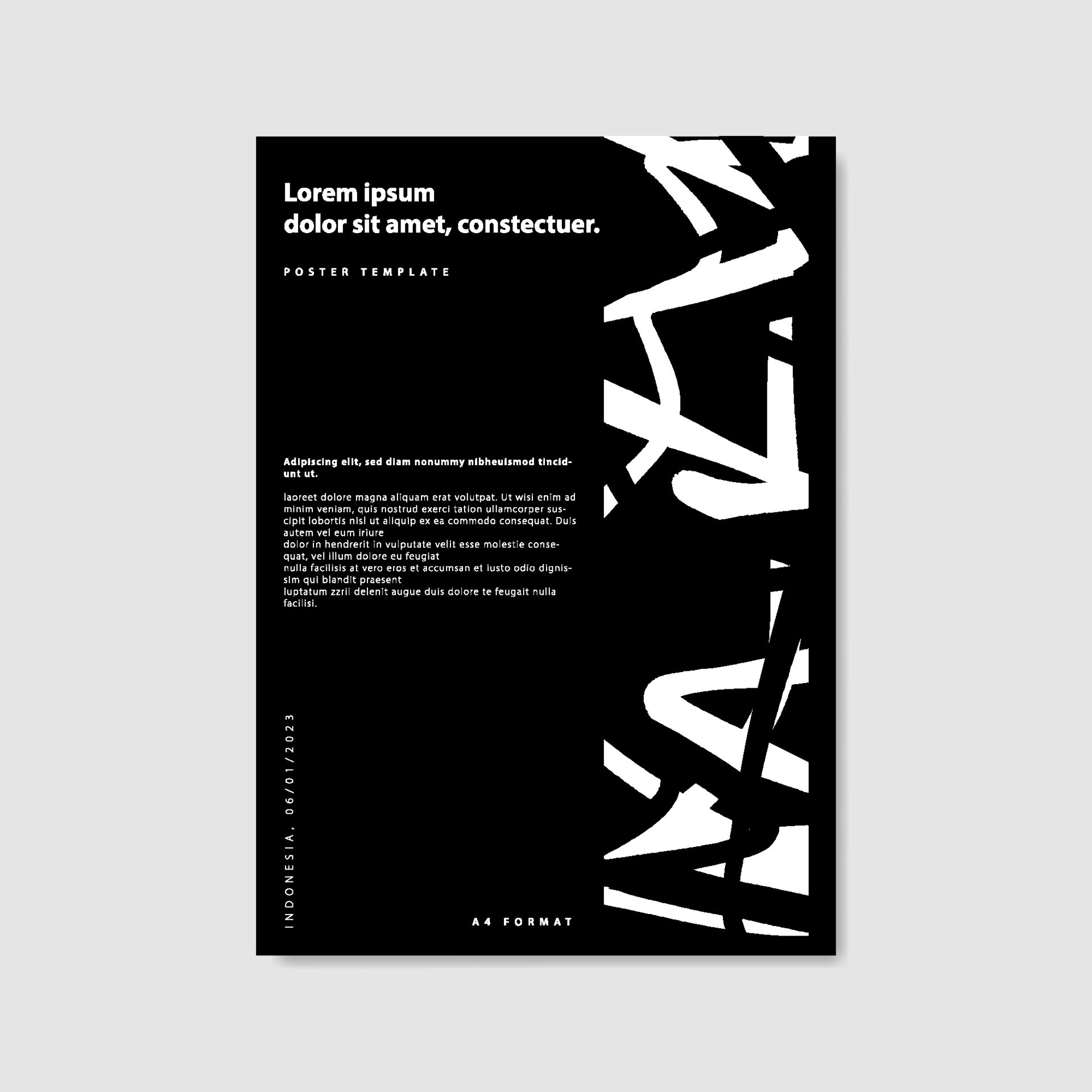 Abstract Line Cover Background Template For Annual Report Cover