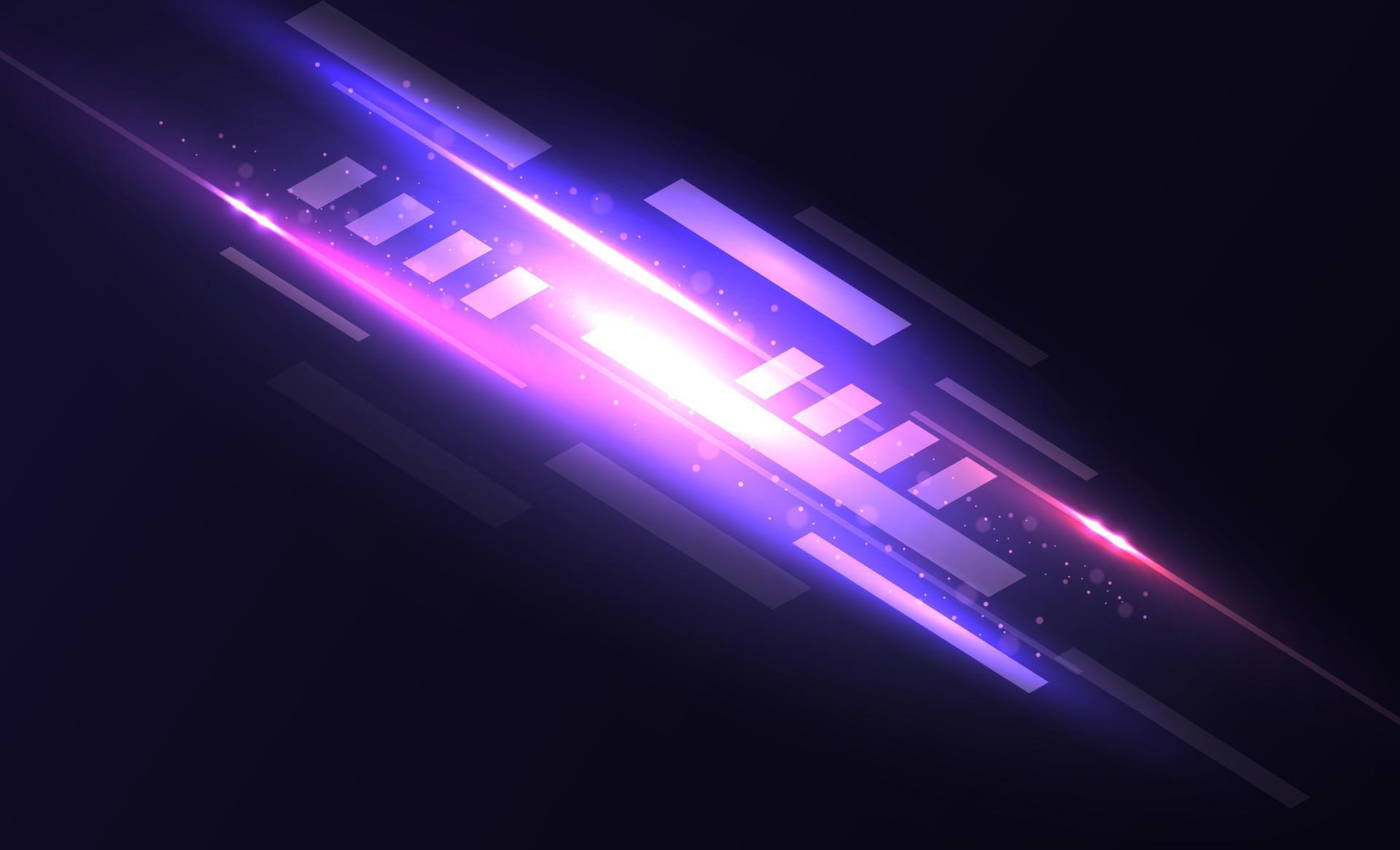 Modern abstract high speed light effect. Technology futuristic dynamic motion. Glow of bright ...