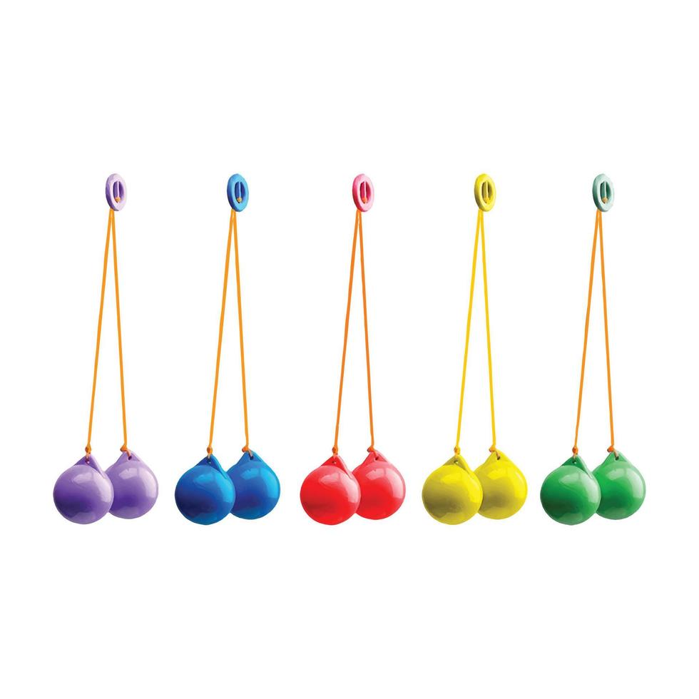 Collection of colorful 3D design lato-lato toys 17129140 Vector Art at ...