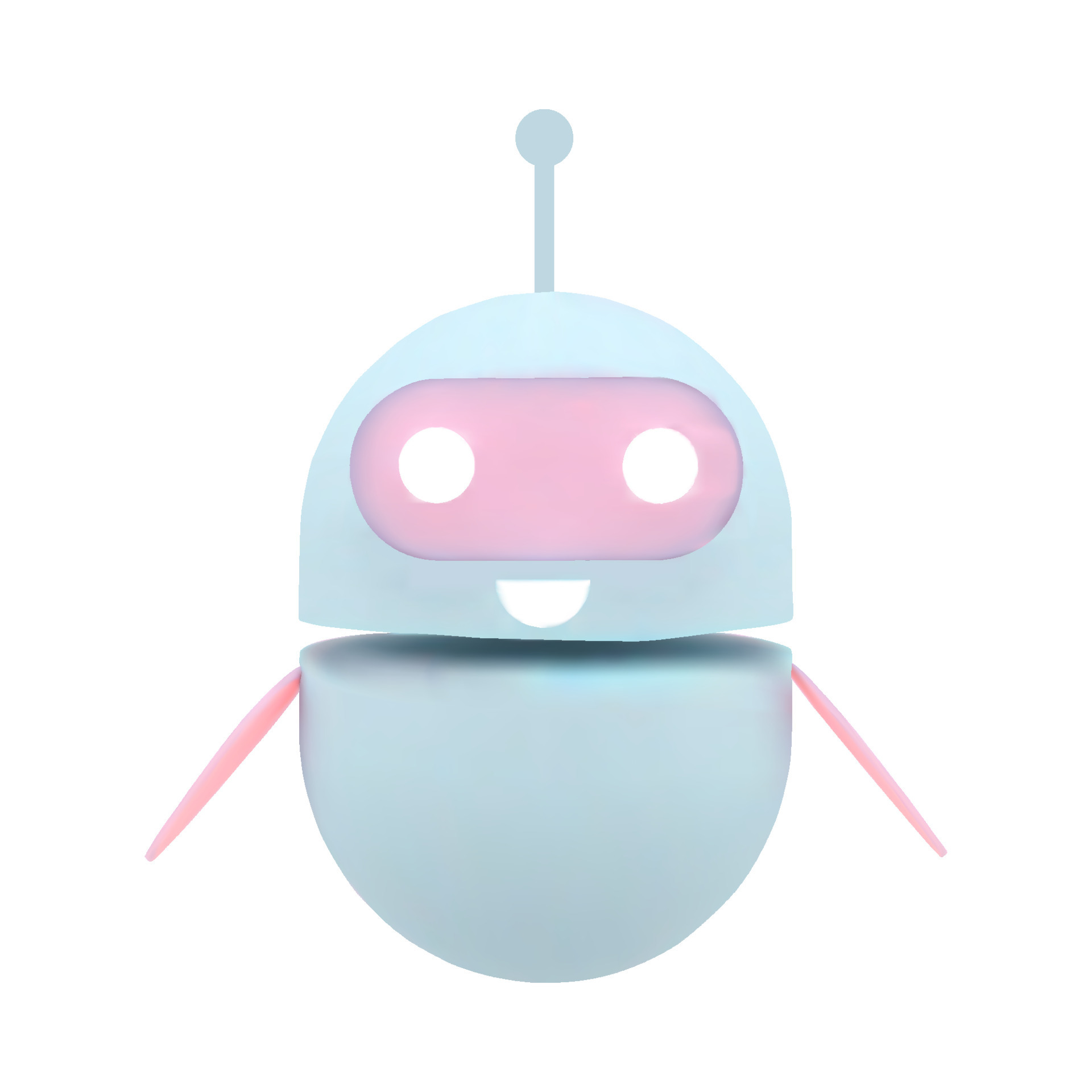 Chatbot Robot Icon Sign In Cartoon Style Support Service Concept