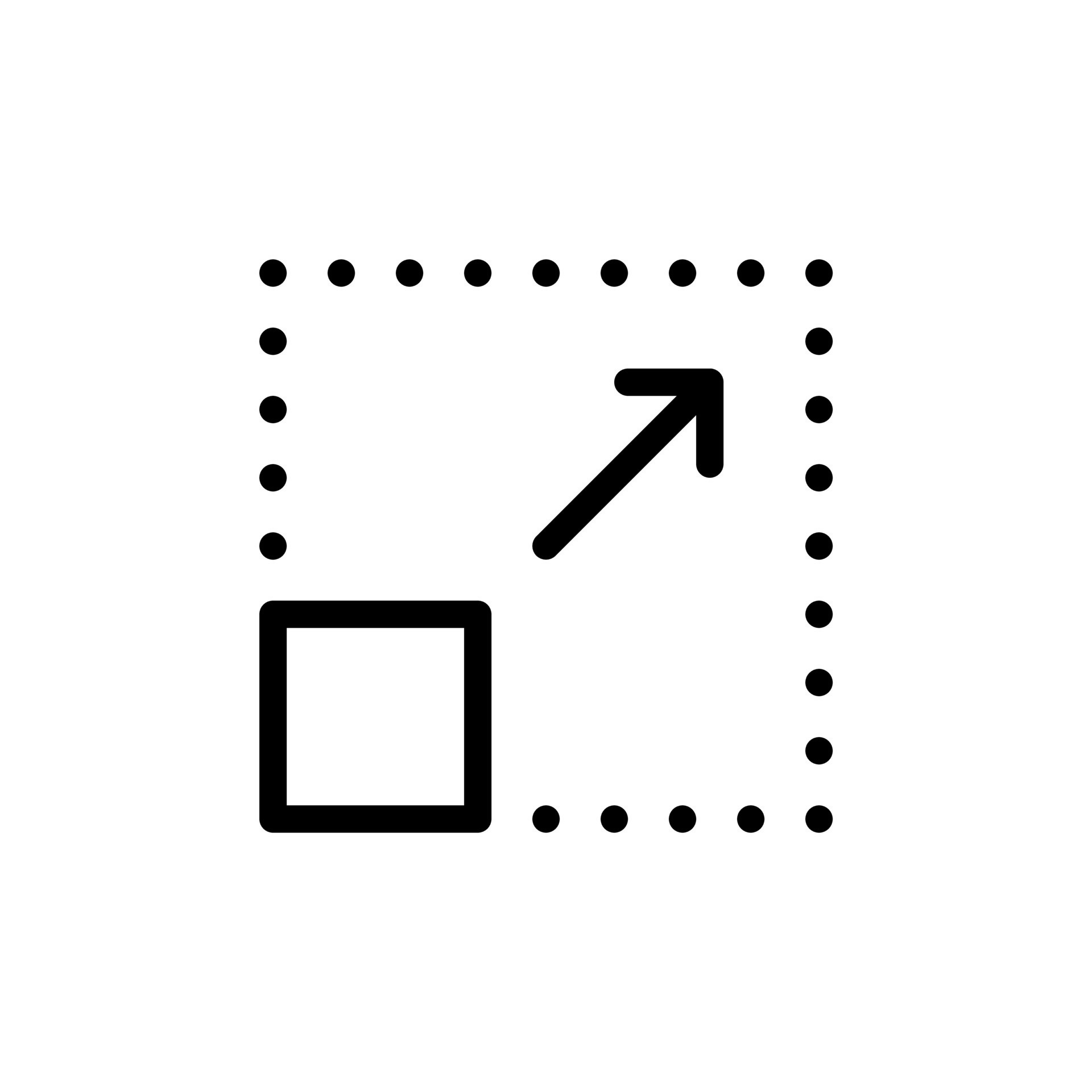 Expand, maximize, resize, full screen icon in line style design isolated on white background ...