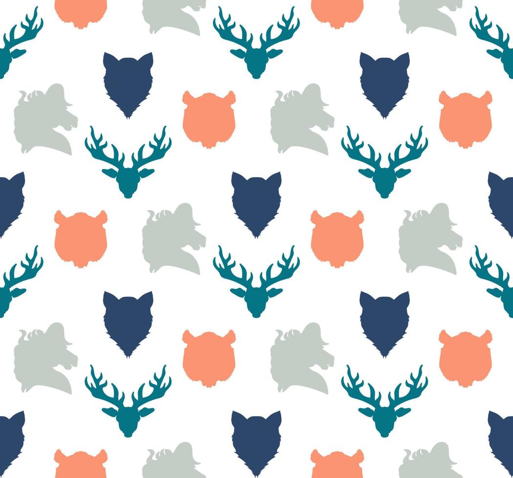 Wildlife seamless pattern 17130830 Vector Art at Vecteezy