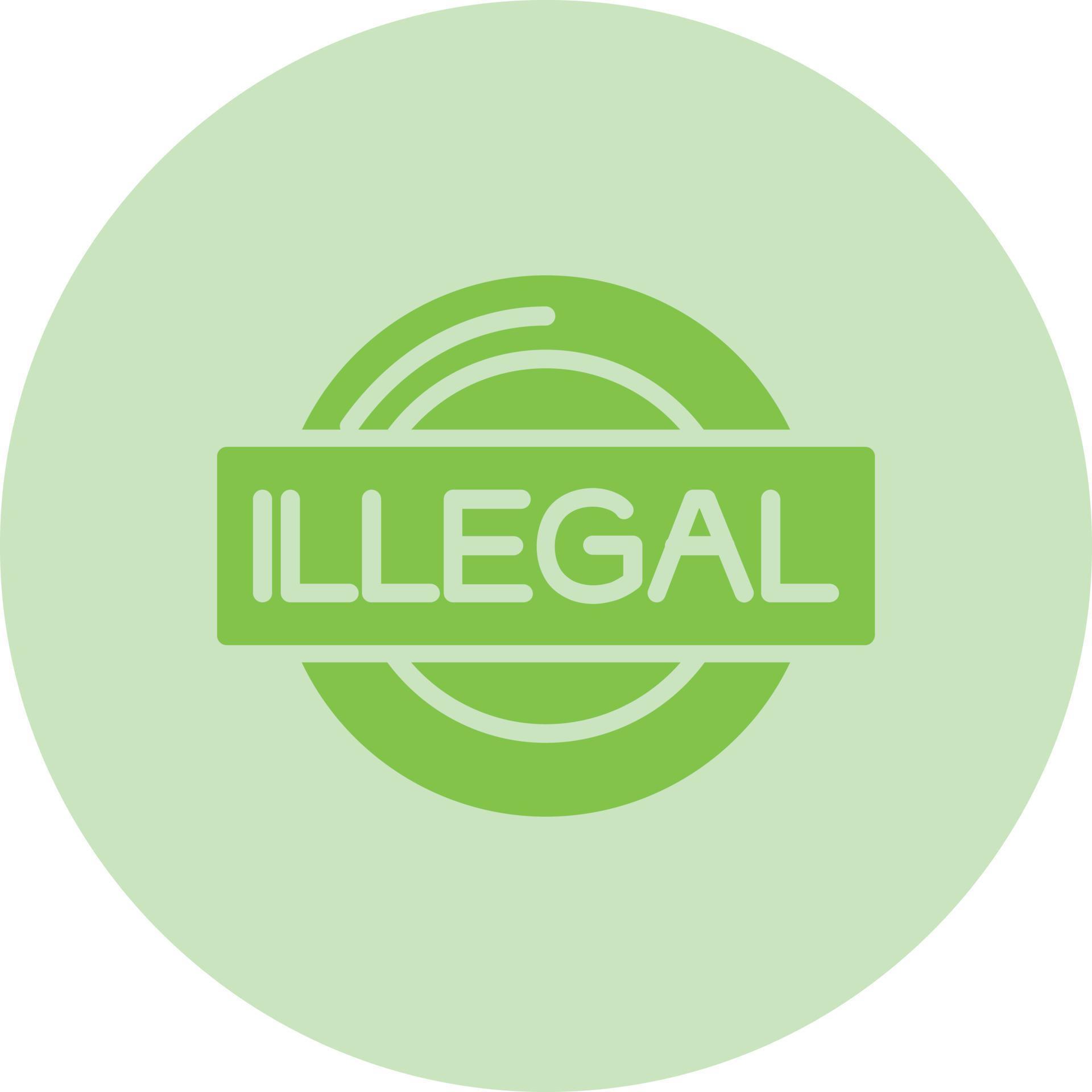 Illegal Vector Icon 17131591 Vector Art at Vecteezy